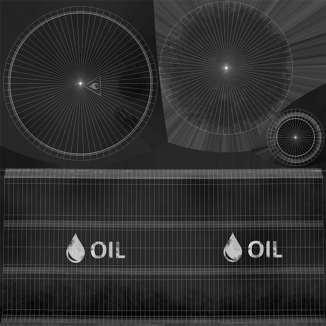 Oil Barrel 3D Model - TurboSquid 2071397
