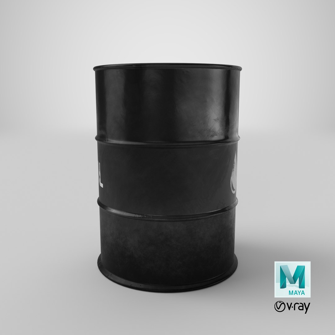 Oil Barrel 3D model - TurboSquid 2071397