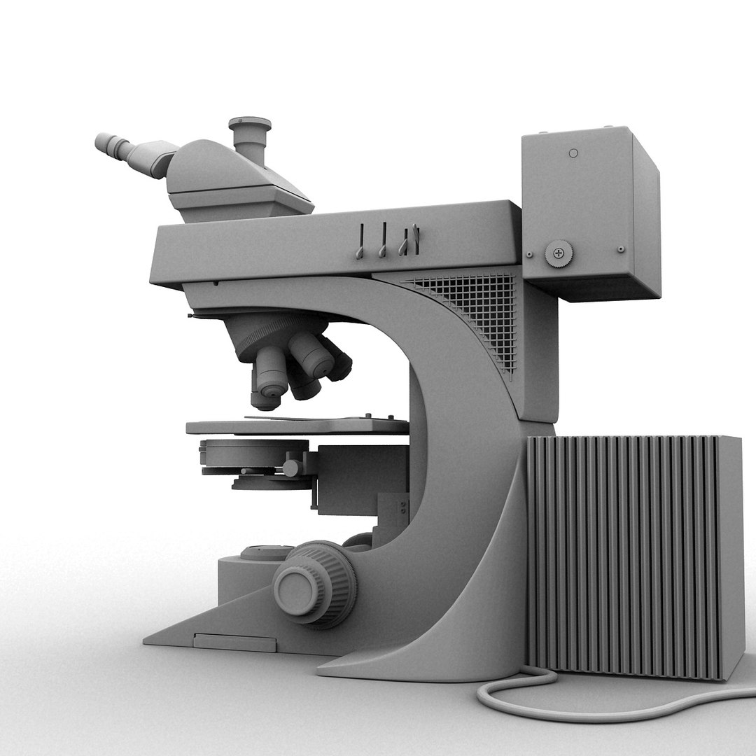 optical microscope 3d max