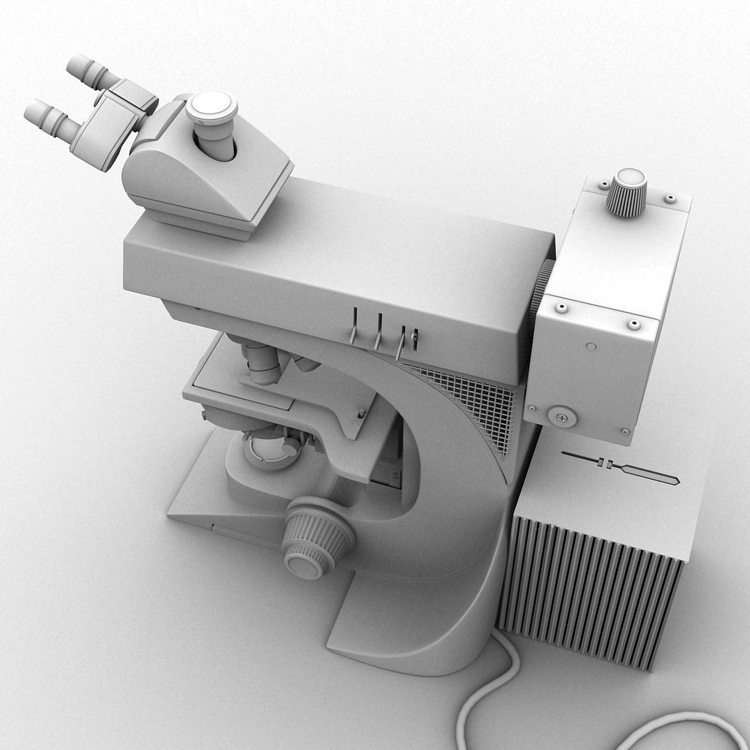 optical microscope 3d max