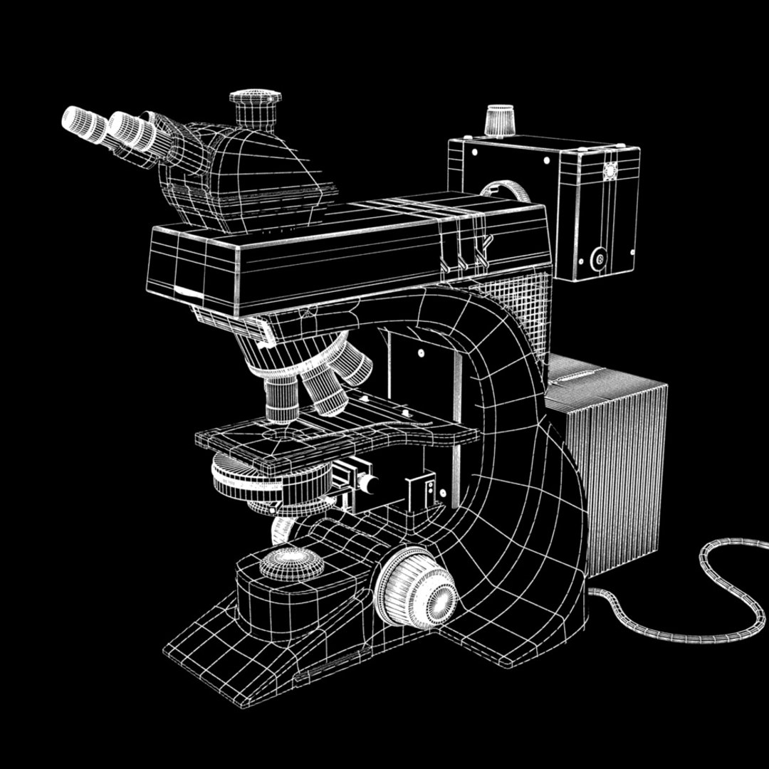 optical microscope 3d max