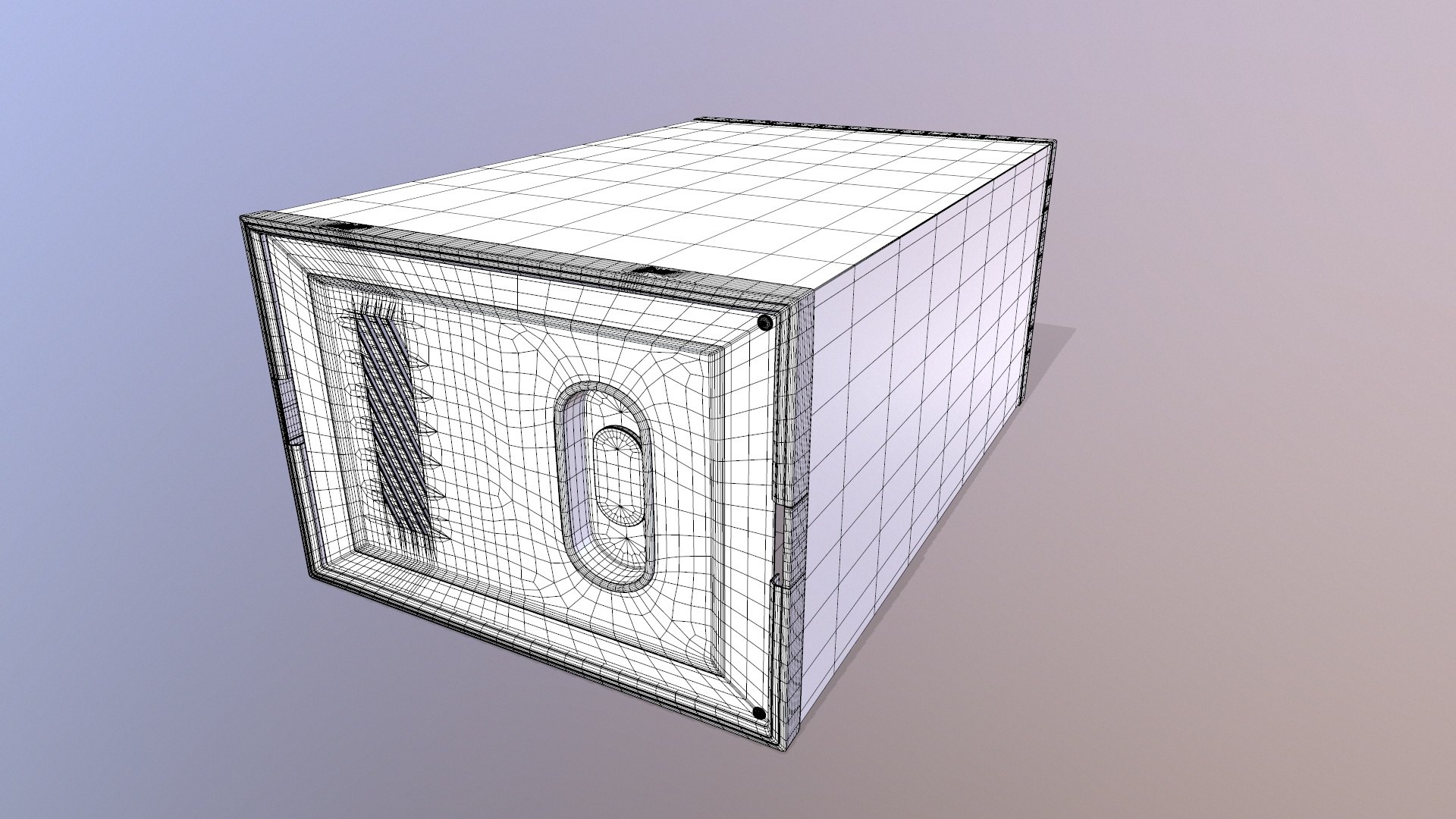 Locker Case 3D Model - TurboSquid 2258850