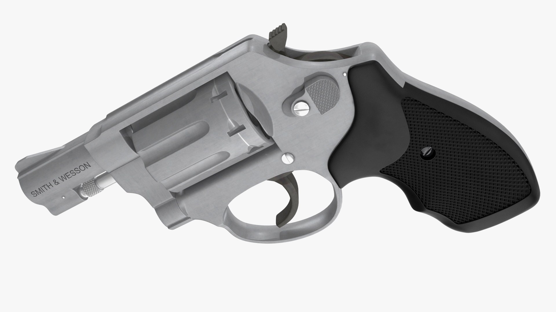 Small Revolver Smith And Wesson 3D Model - TurboSquid 2154652
