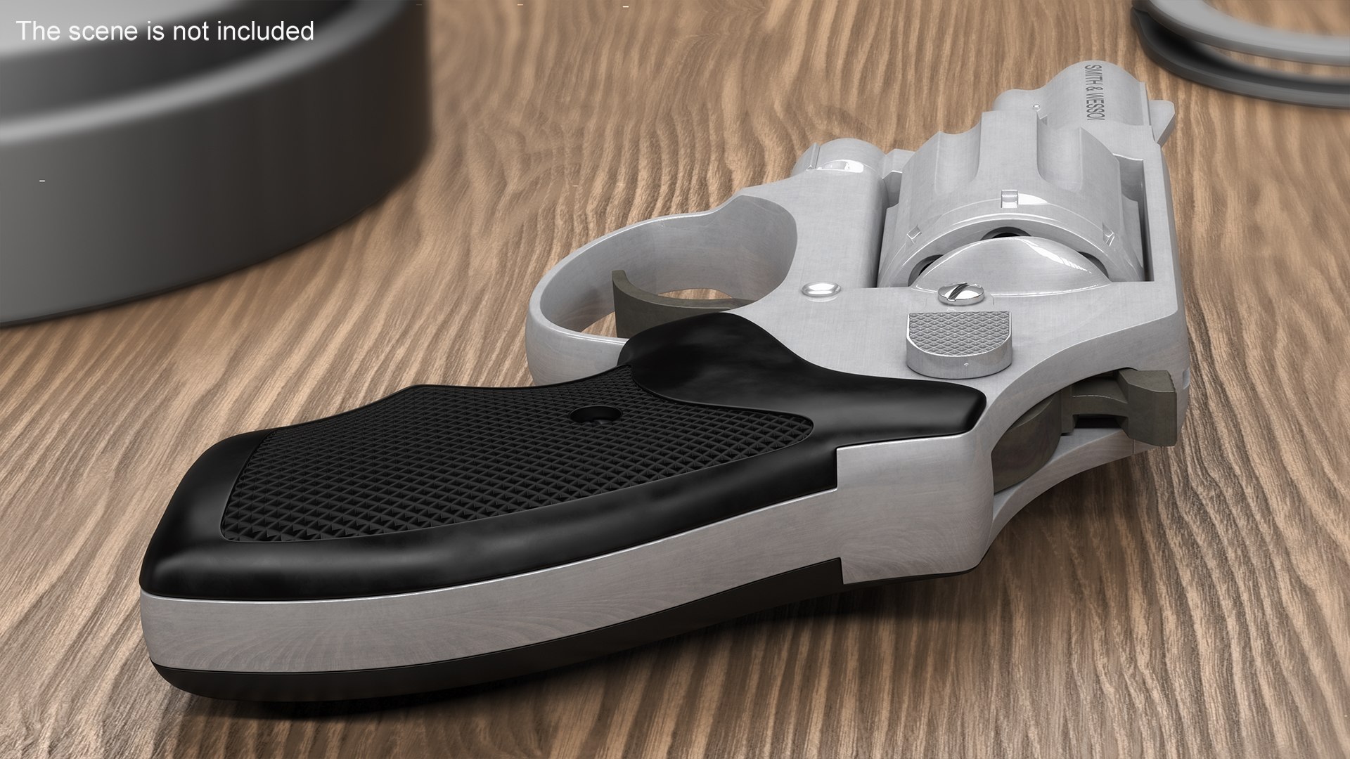 Small Revolver Smith And Wesson 3D Model - TurboSquid 2154652
