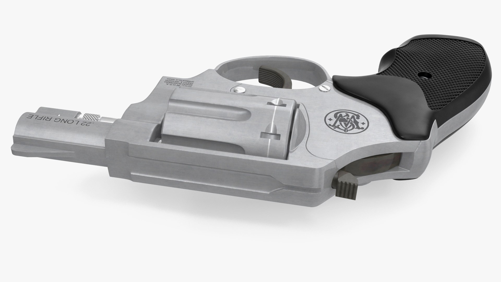 Small Revolver Smith And Wesson 3D Model - TurboSquid 2154652