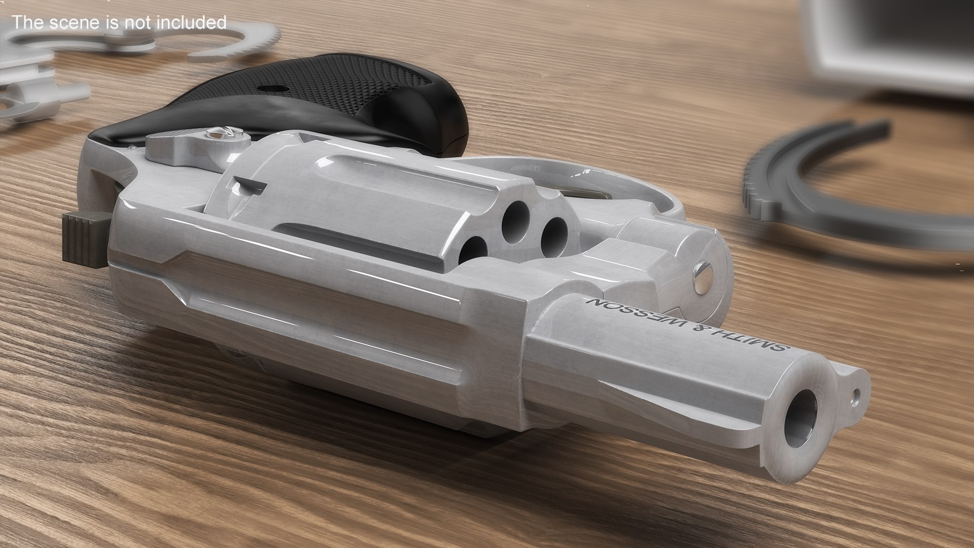 Small Revolver Smith And Wesson 3D Model - TurboSquid 2154652