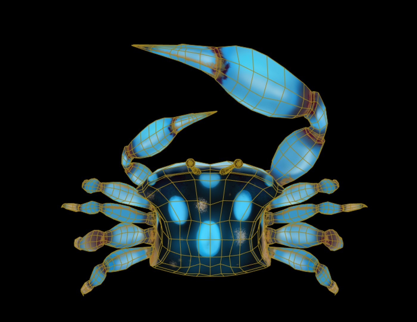 Crab Vr Ar 3D Model - TurboSquid 1450600