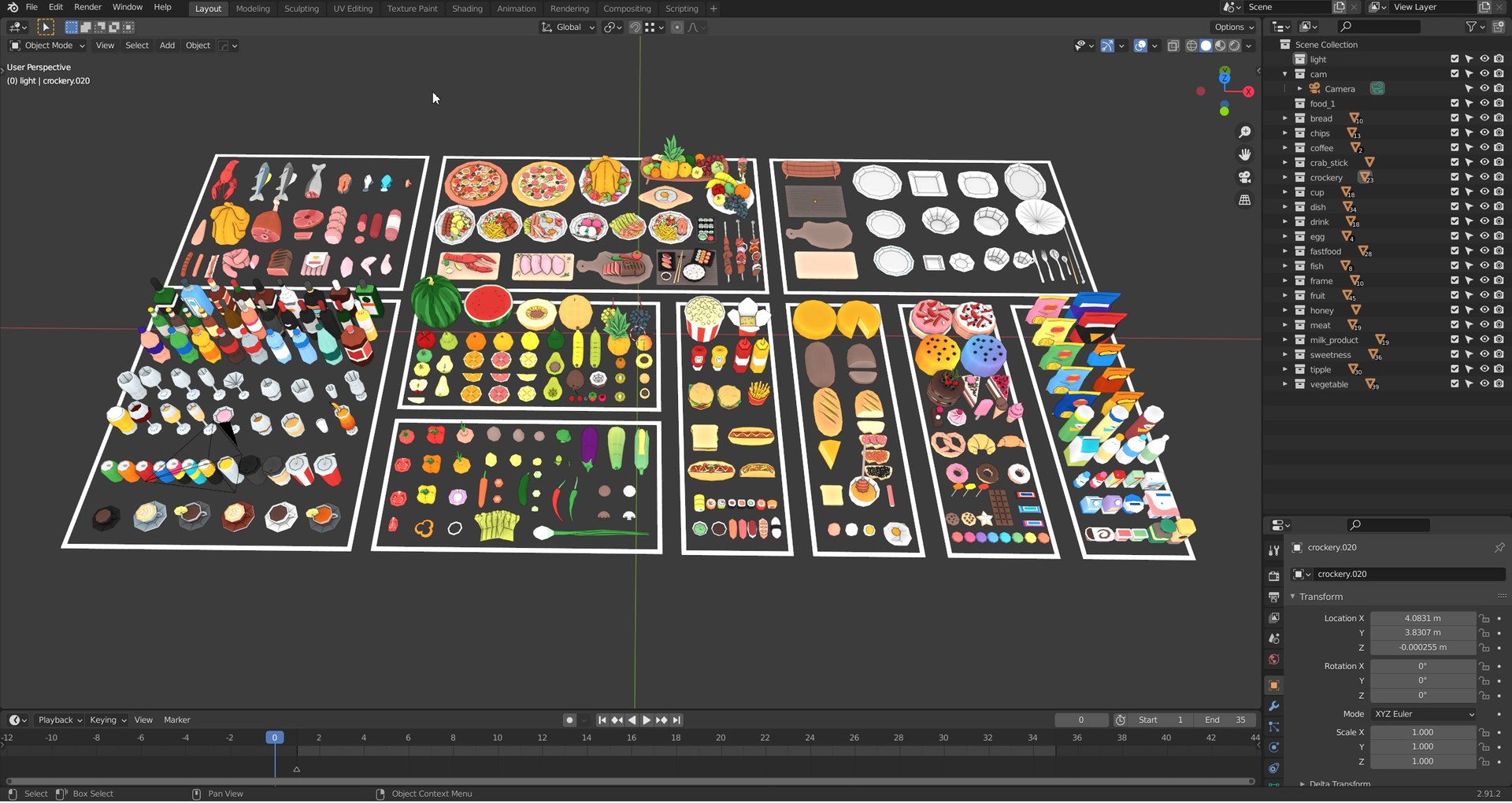 3D Food 1 - TurboSquid 1998733