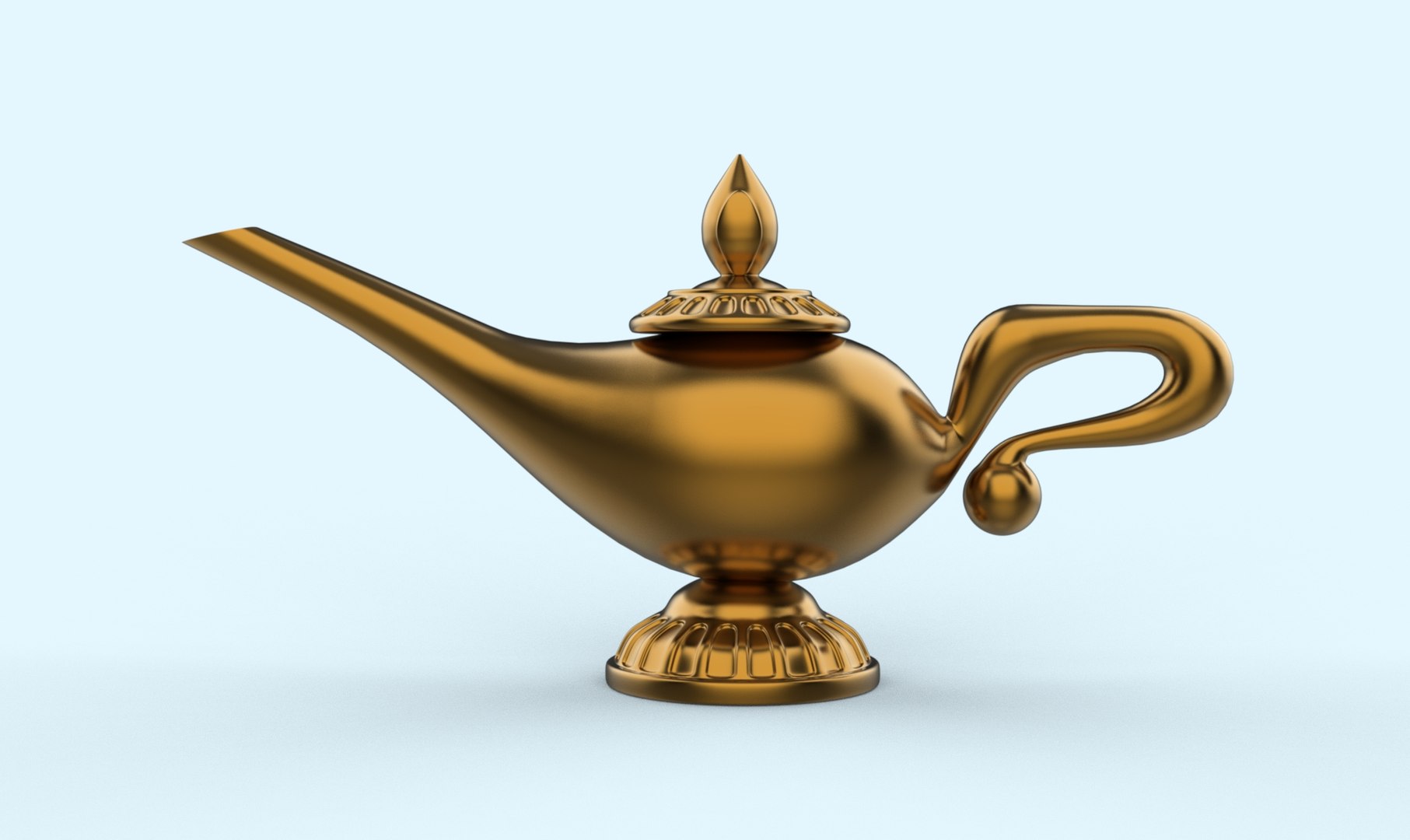 Lamp Magic Genie 3D Model - TurboSquid 2334101