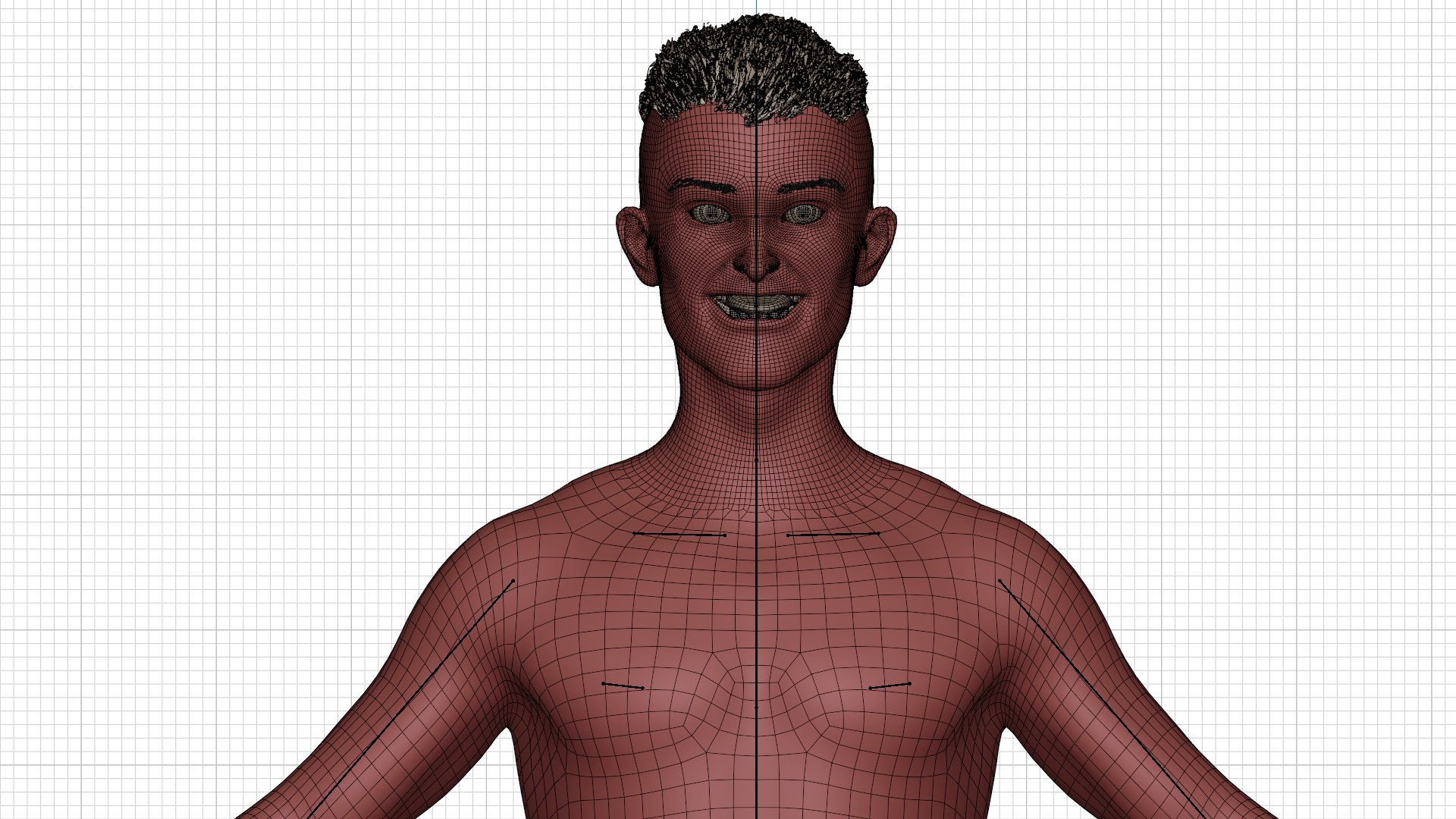 modelo 3d Young Joker Base Mesh - TurboSquid 2055268