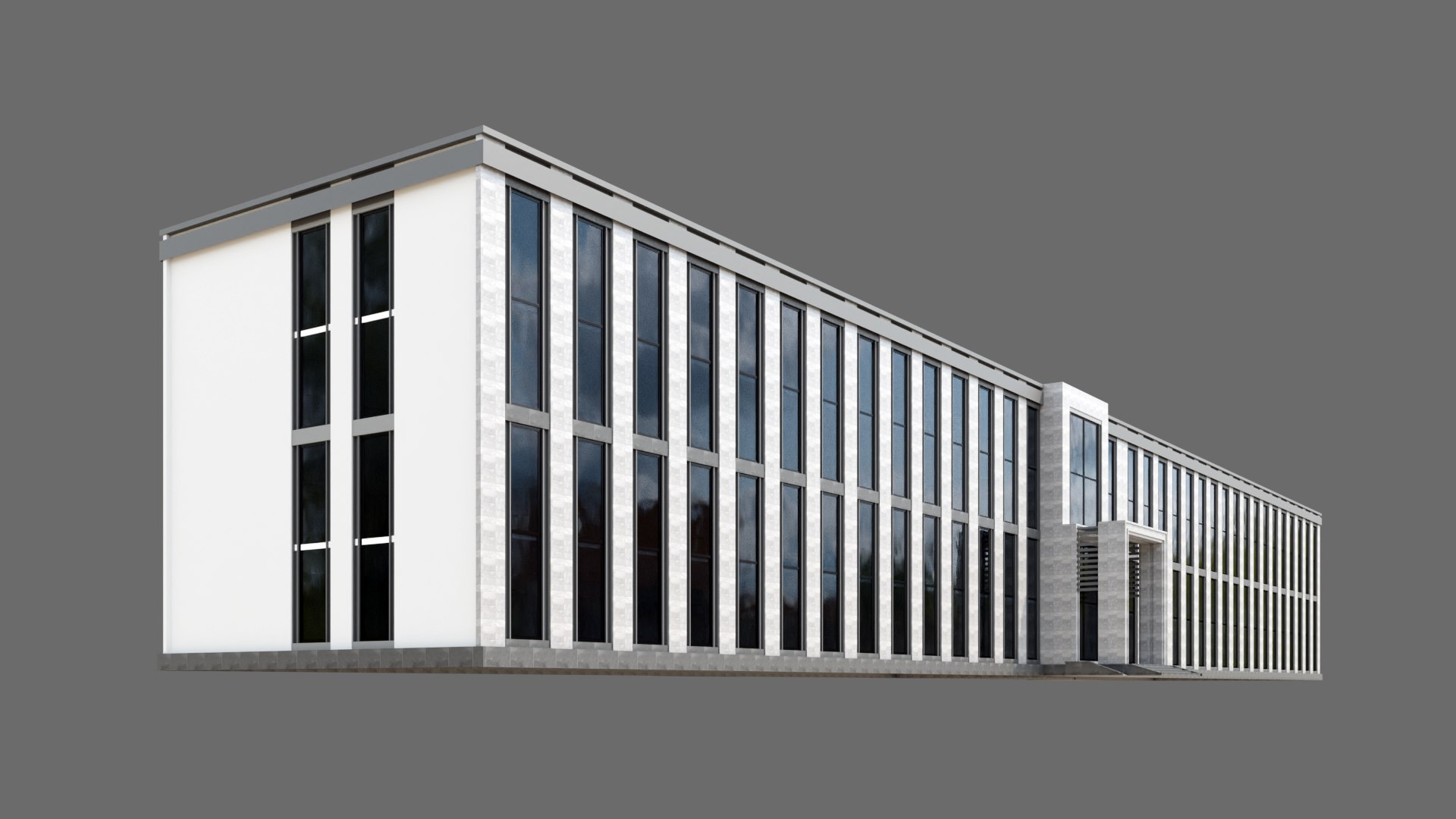 University Building 3D - TurboSquid 2029089