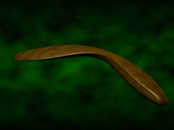 modelo 3d Bumerang gratis - TurboSquid 400548
