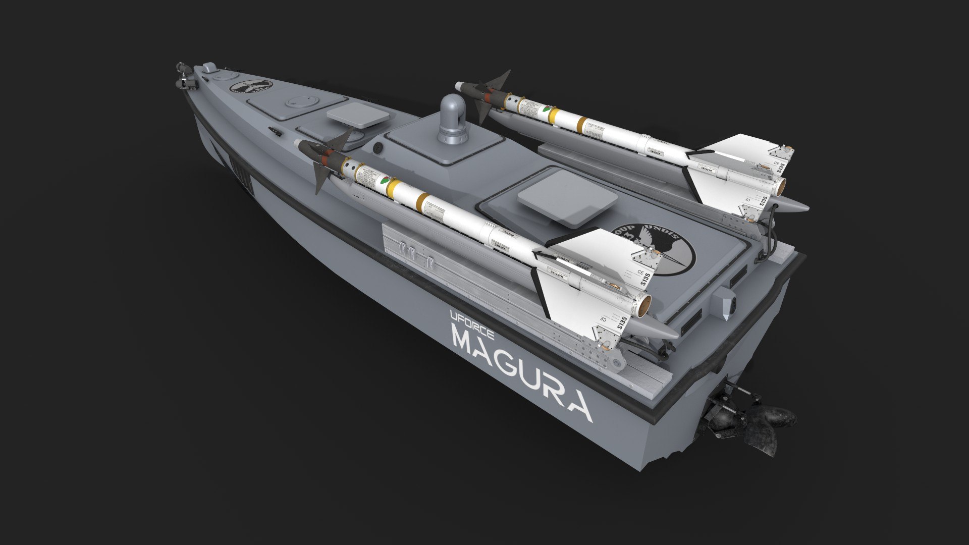 MAGURA V7 Drone USV 3D Model - TurboSquid 2433575