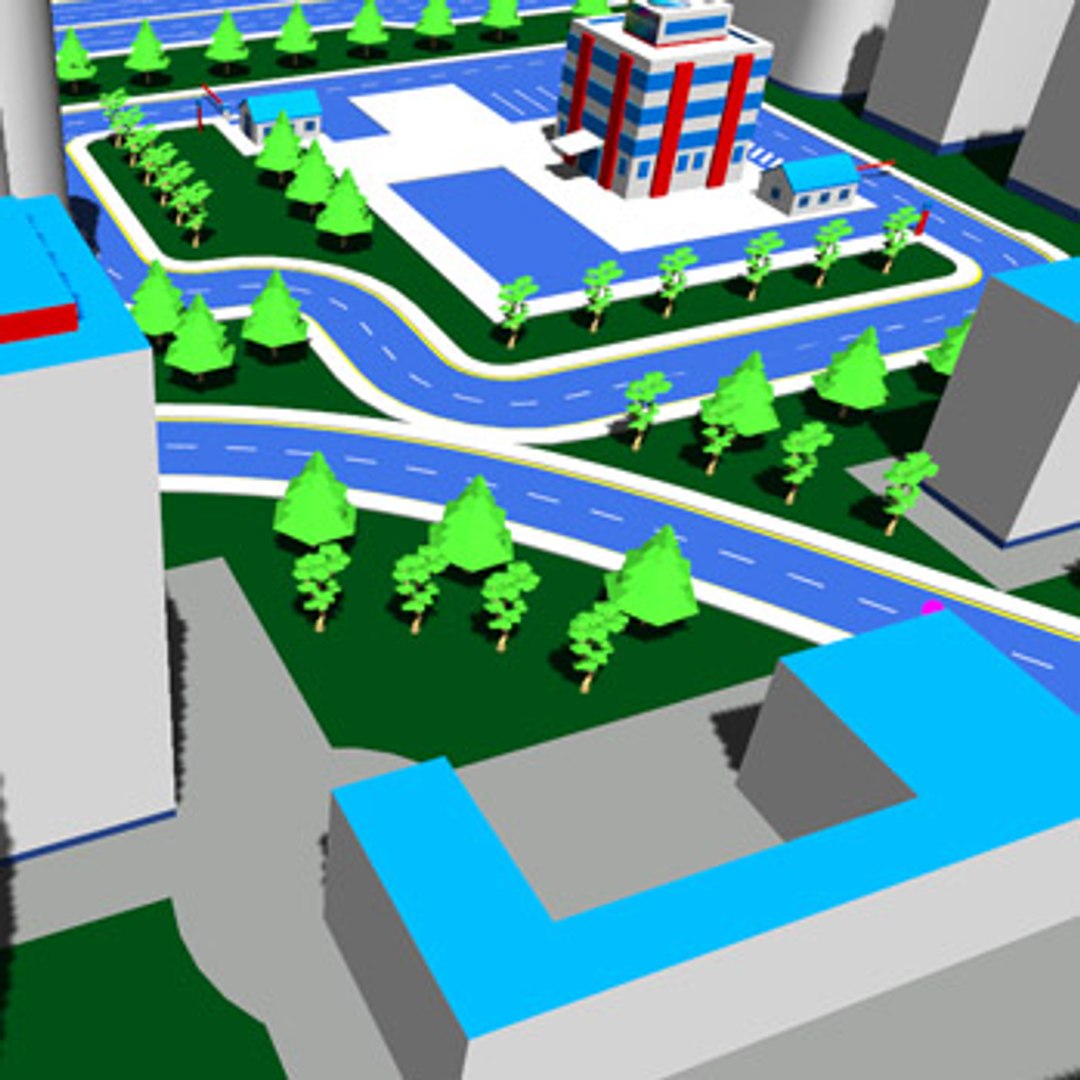 Road Highway Construction Kit 3d Model