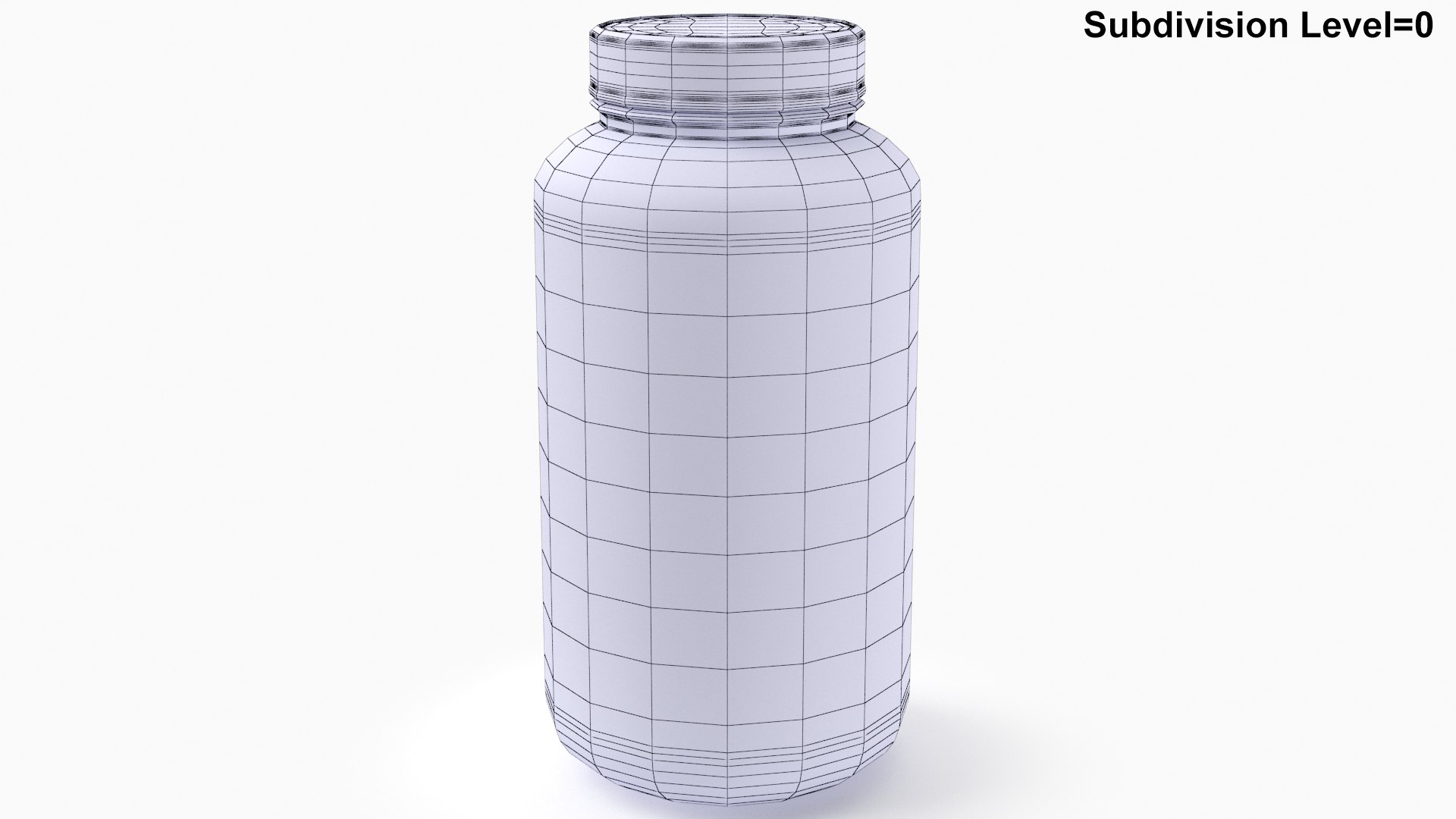 3D Creatine Supplement Bottle - TurboSquid 2379128