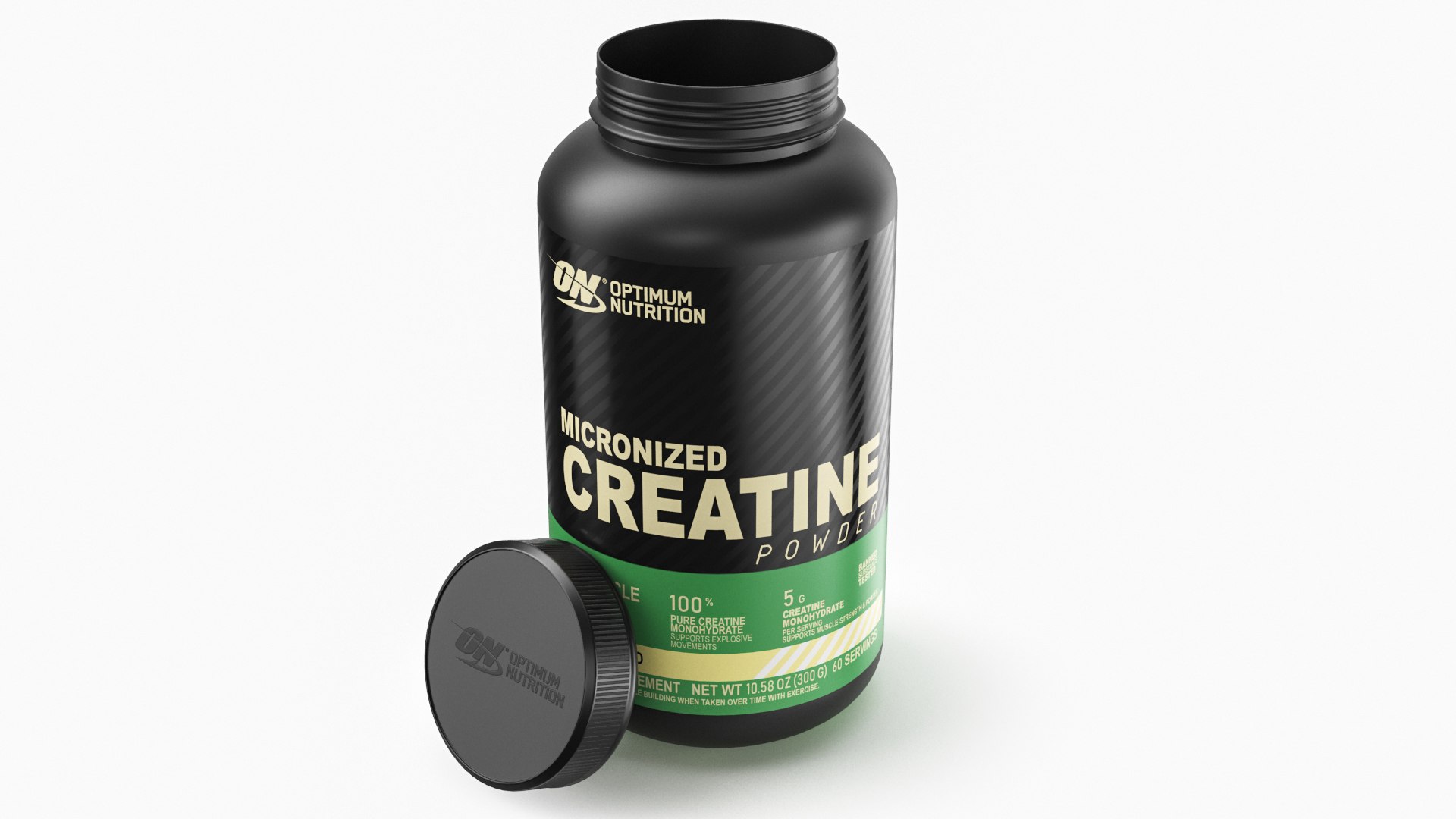 3D Creatine Supplement Bottle - TurboSquid 2379128
