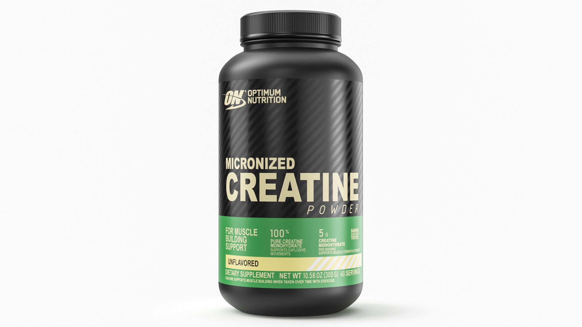 3D Creatine Supplement Bottle - TurboSquid 2379128