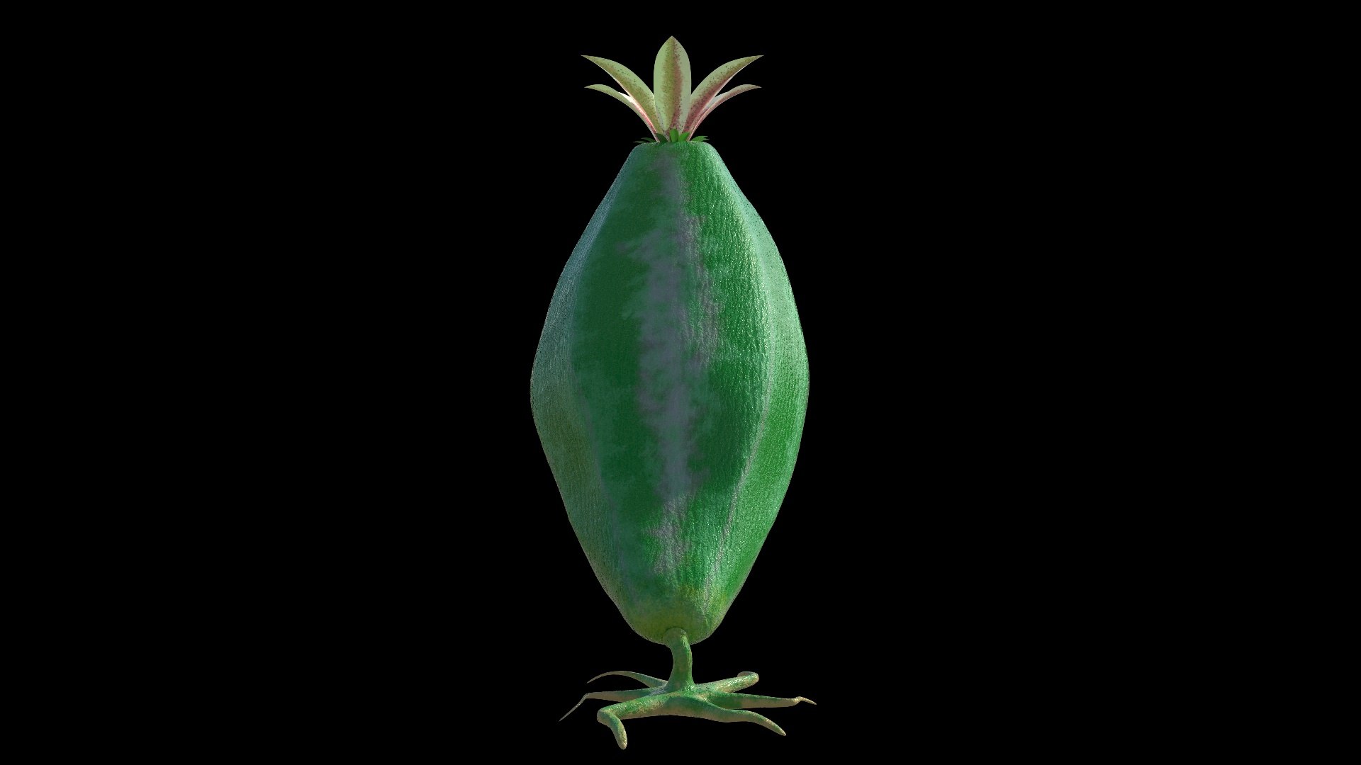 3D Alien Plant Model - TurboSquid 1815574