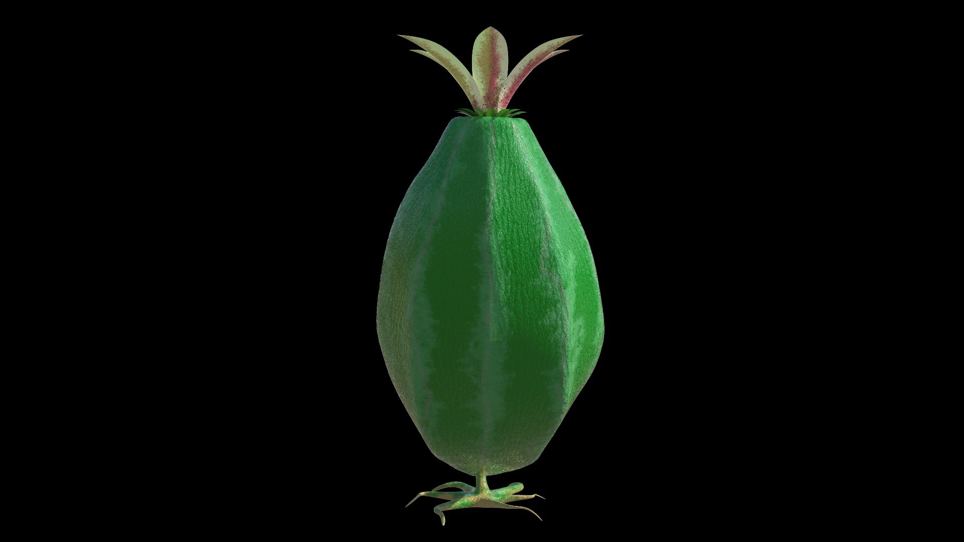3D Alien Plant Model - TurboSquid 1815574