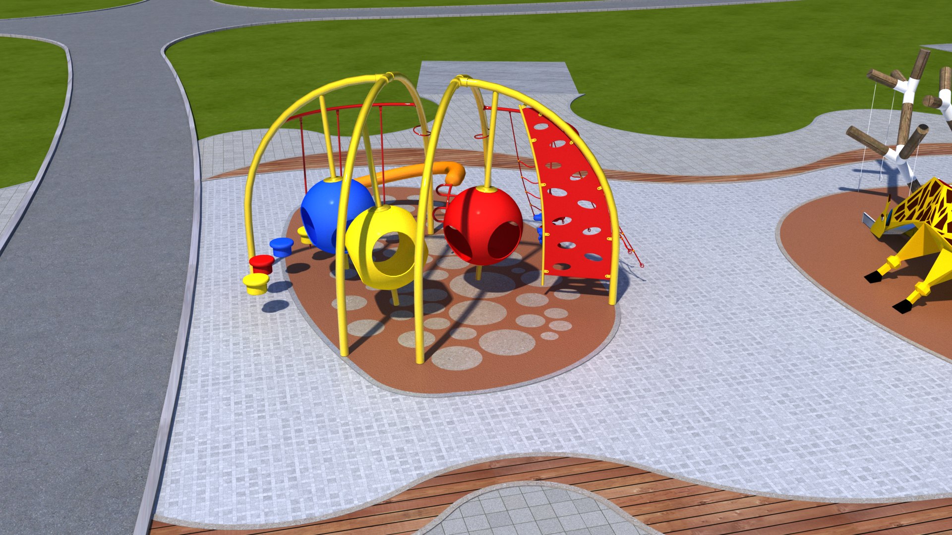 3D model Children amusement park - TurboSquid 2151540