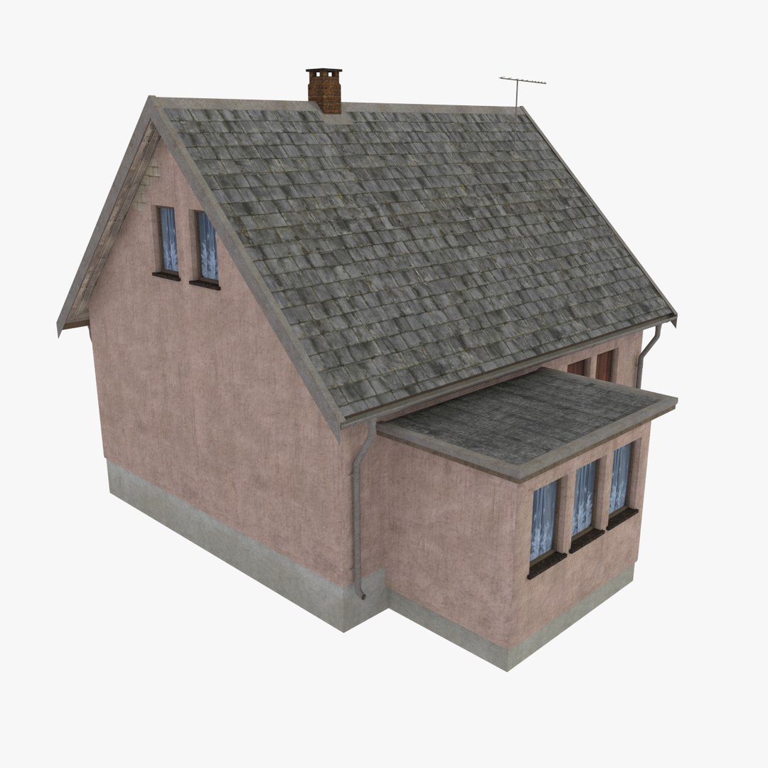 3d Model Storey Home Scale