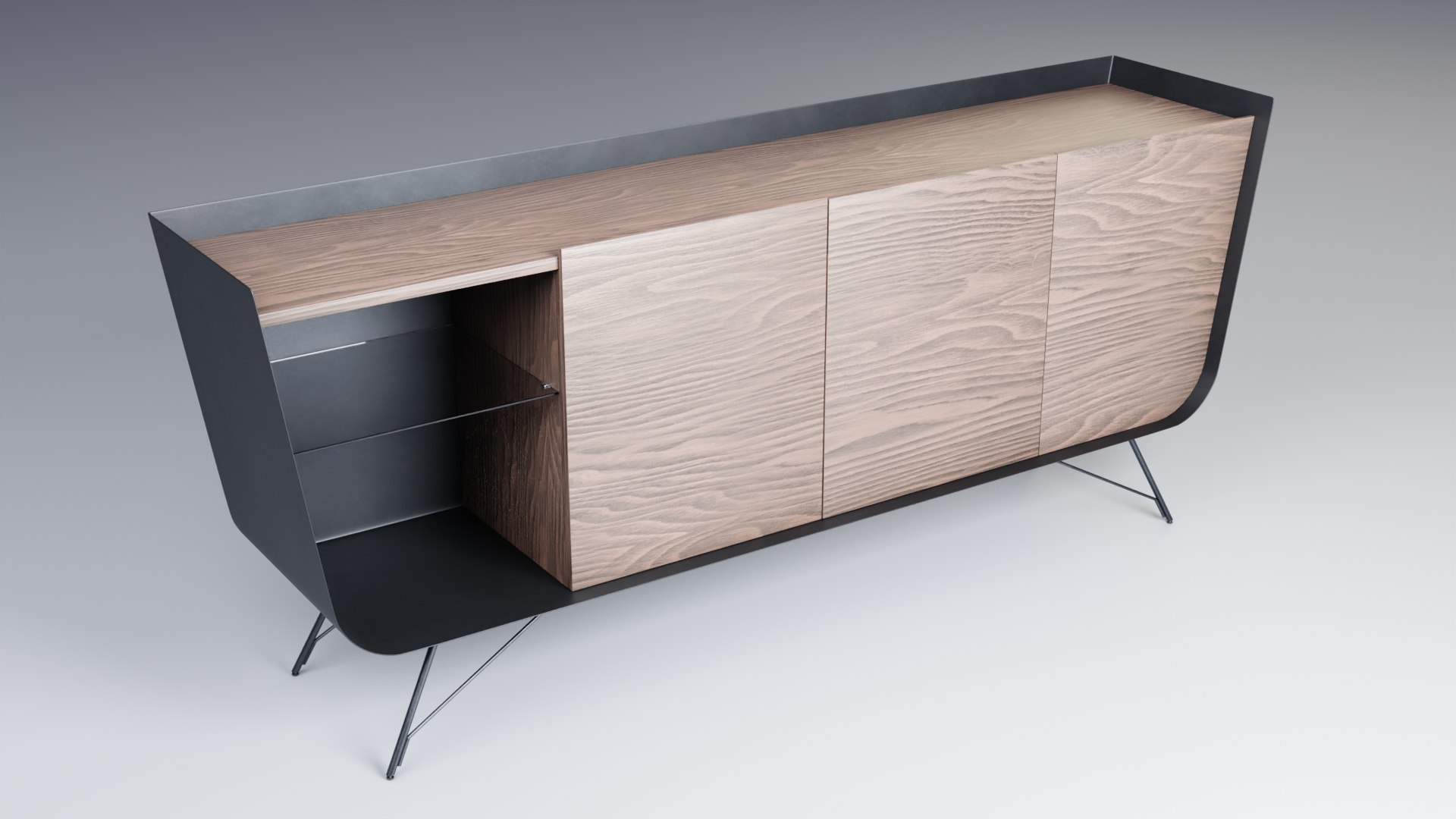 3D model sideboard cabinet - TurboSquid 1655500
