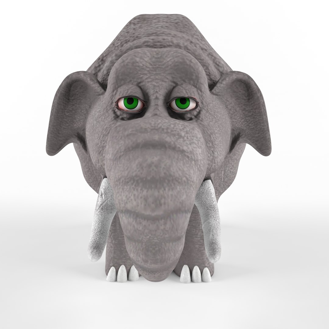 3D Children Plastic Toy Elephant Cartoon - TurboSquid 1177562