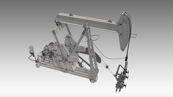 3D conventional pumpjack pump model - TurboSquid 1675896