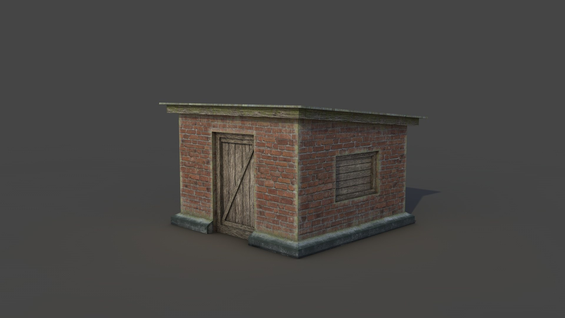 Brick barn 3D model - TurboSquid 1514552
