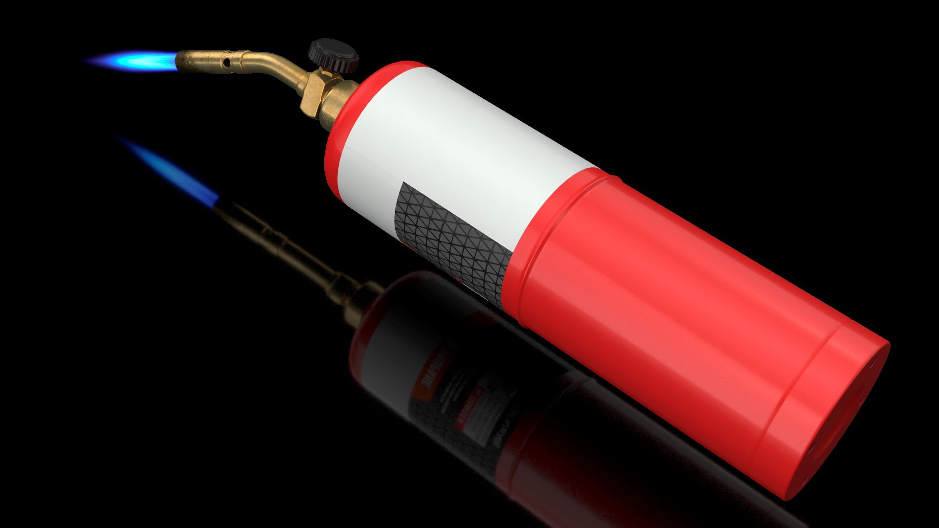 3D Pencil Tip Handheld Propane Torch with Cylinder Kit model ...