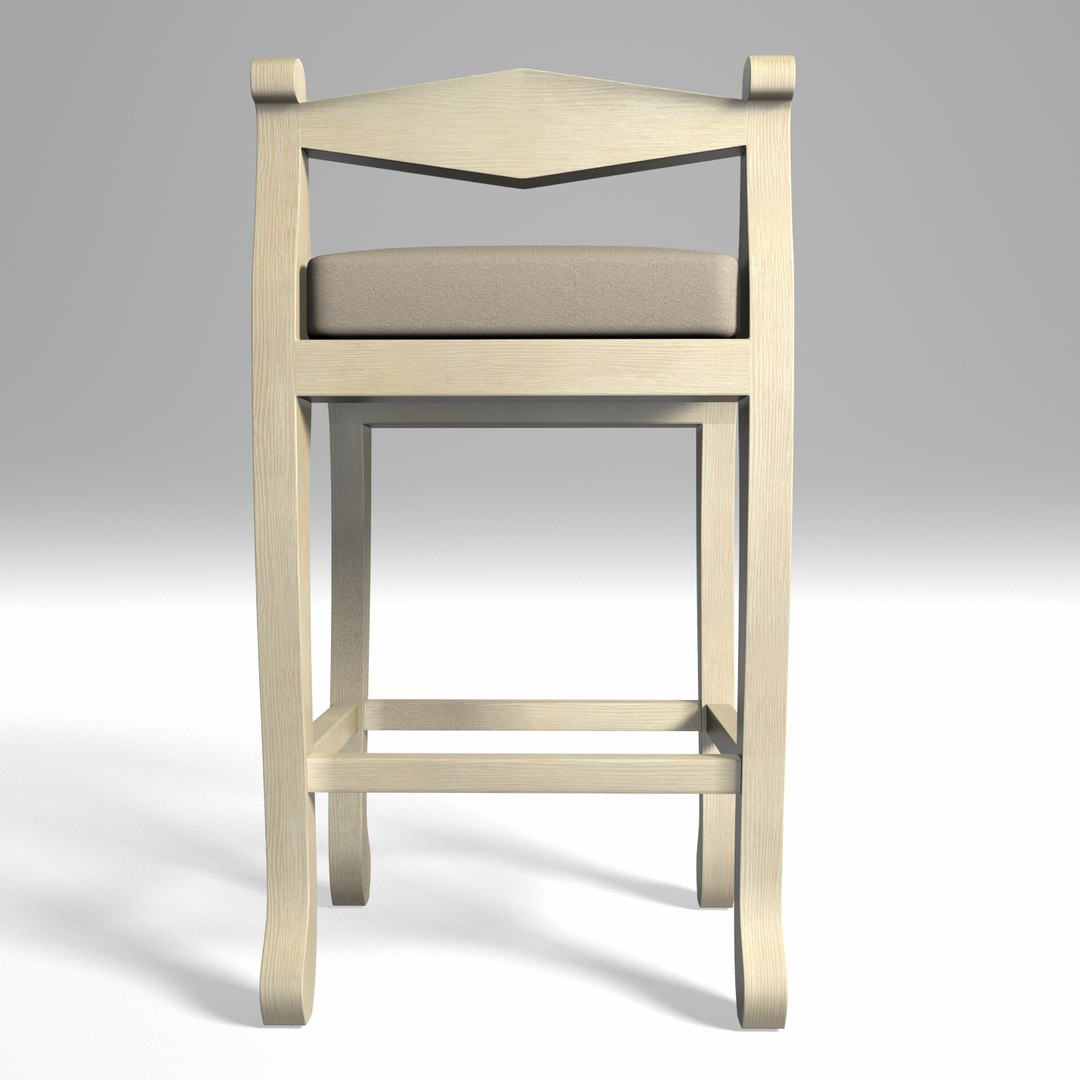 3d Bar Chair Model