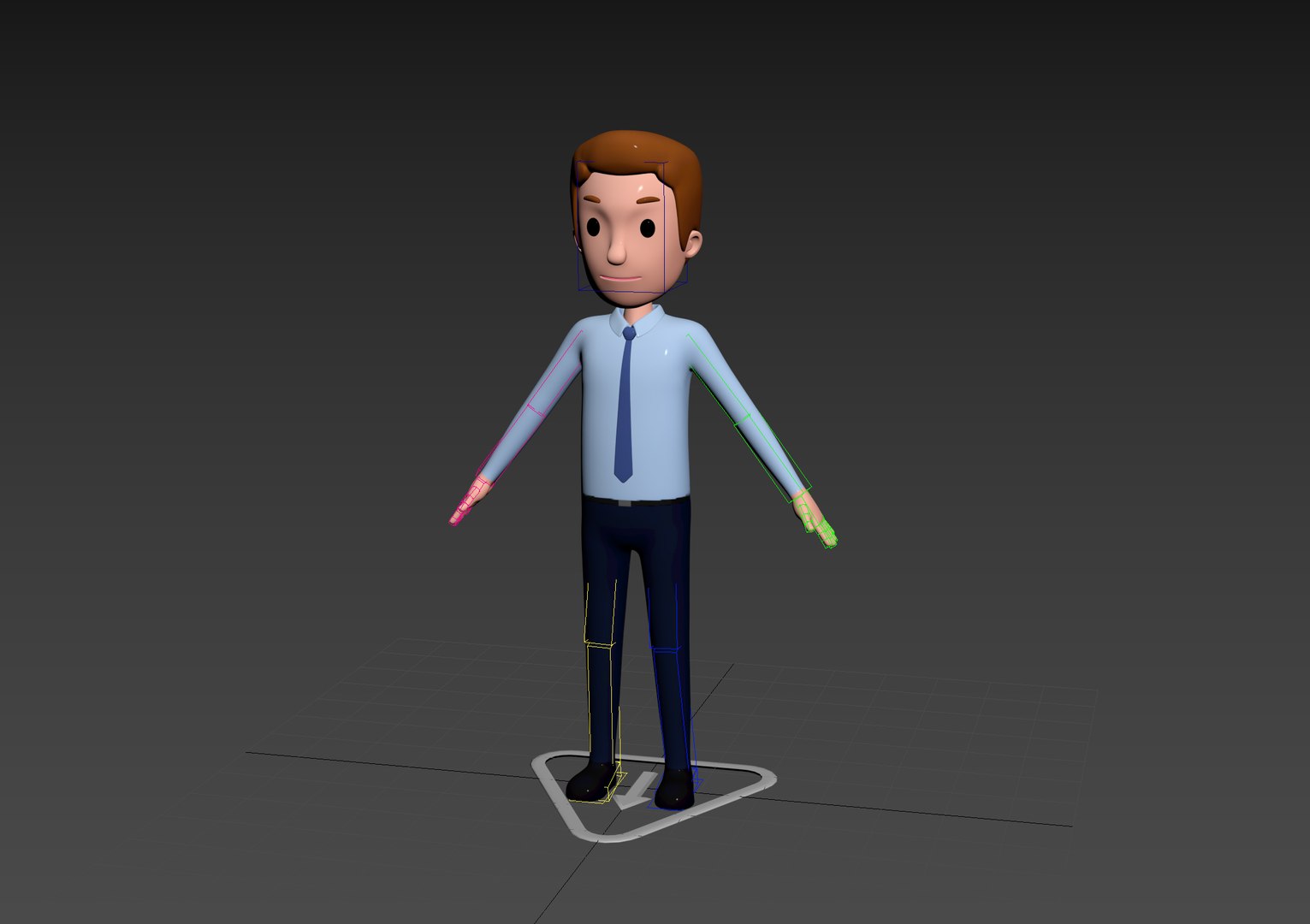 Character125 Rigged Man 3D - TurboSquid 1759788