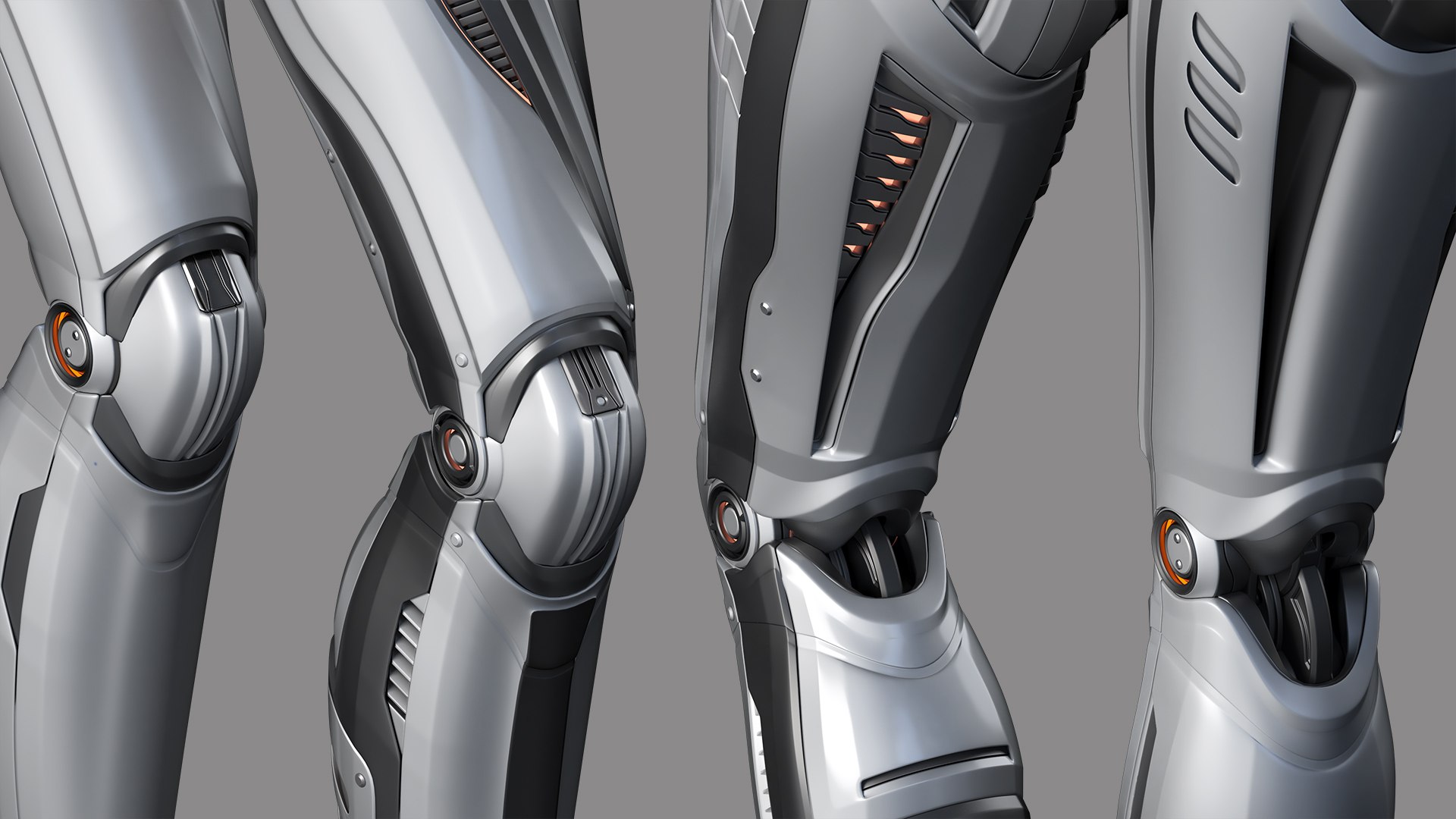 3D Robot Woman Body Parts - Kitbash - TurboSquid 2249366