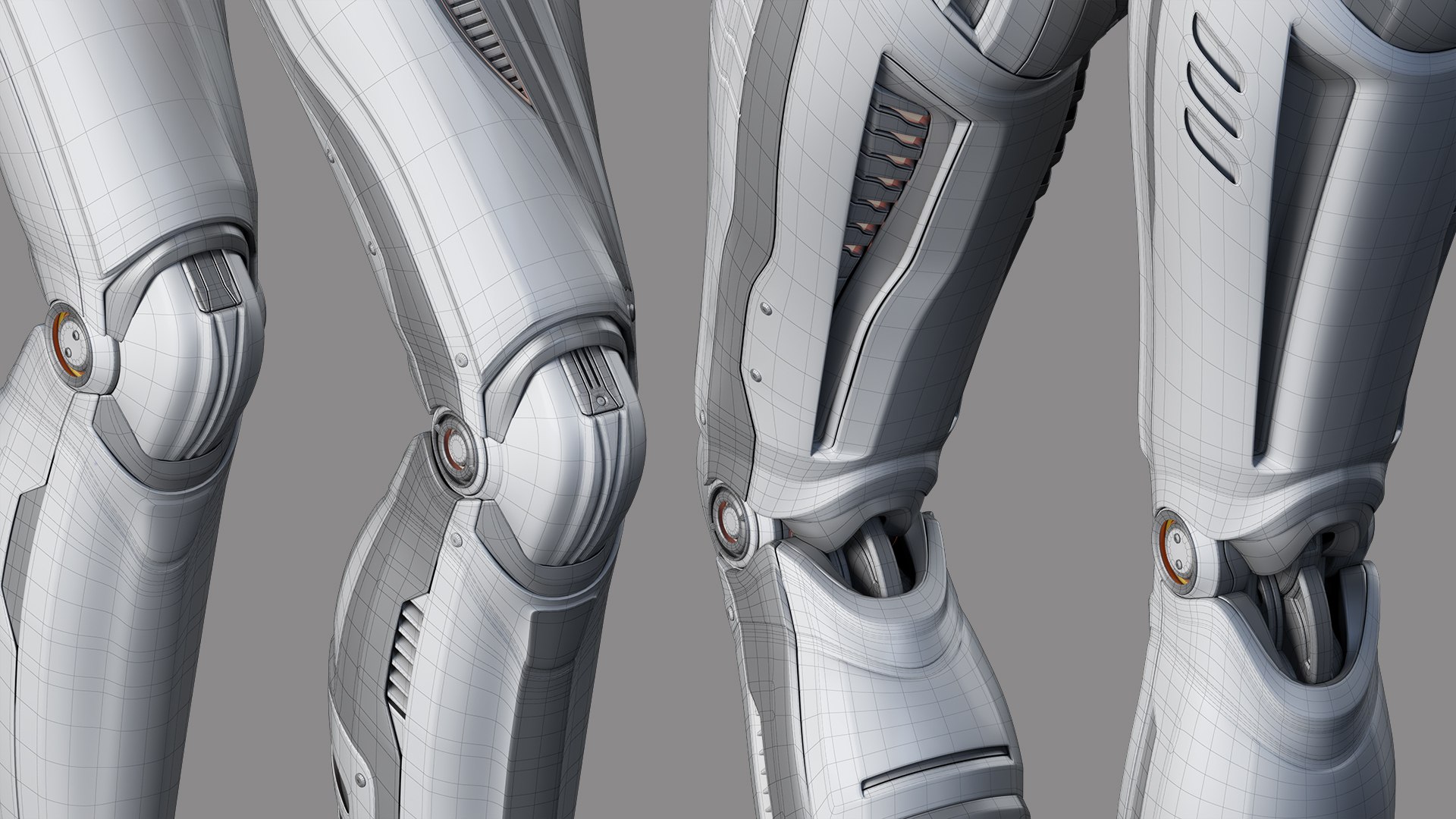 3D Robot Woman Body Parts - Kitbash - TurboSquid 2249366