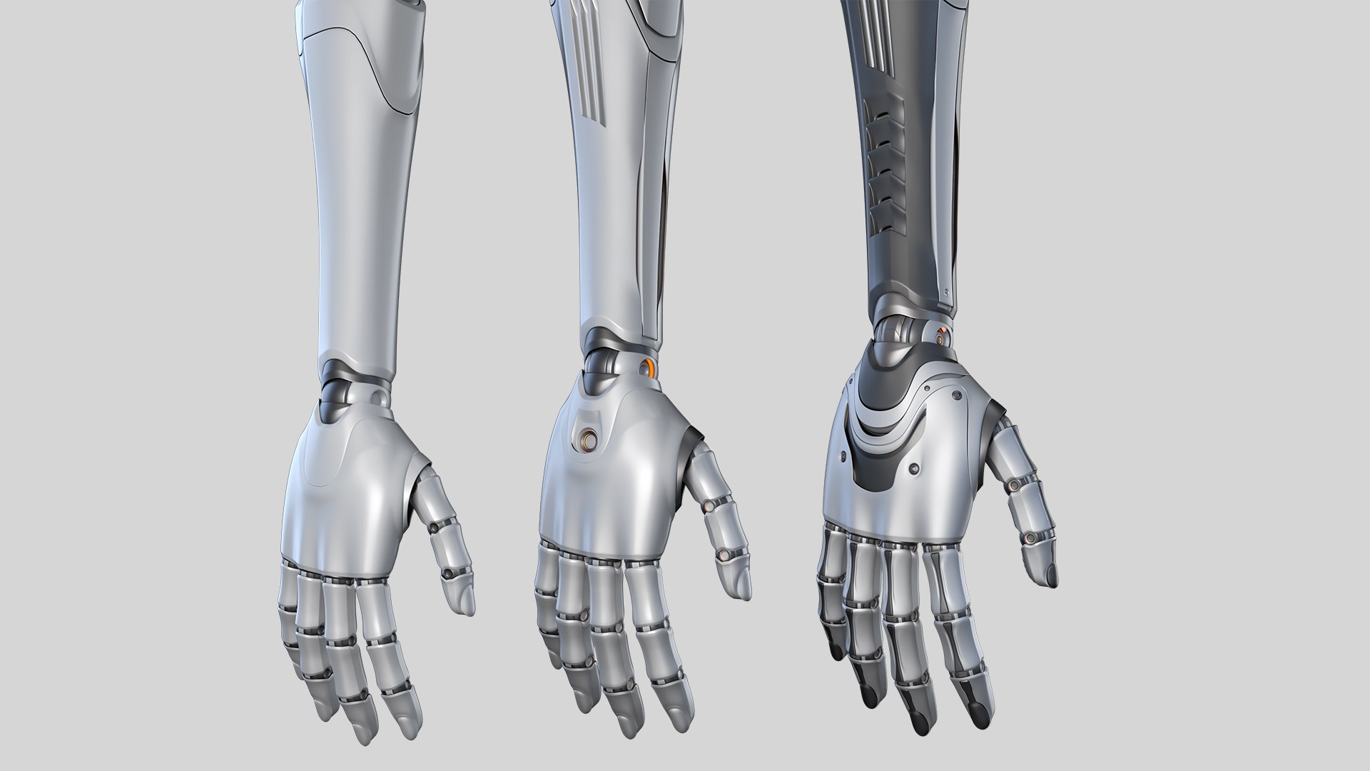 3D Robot Woman Body Parts - Kitbash - TurboSquid 2249366