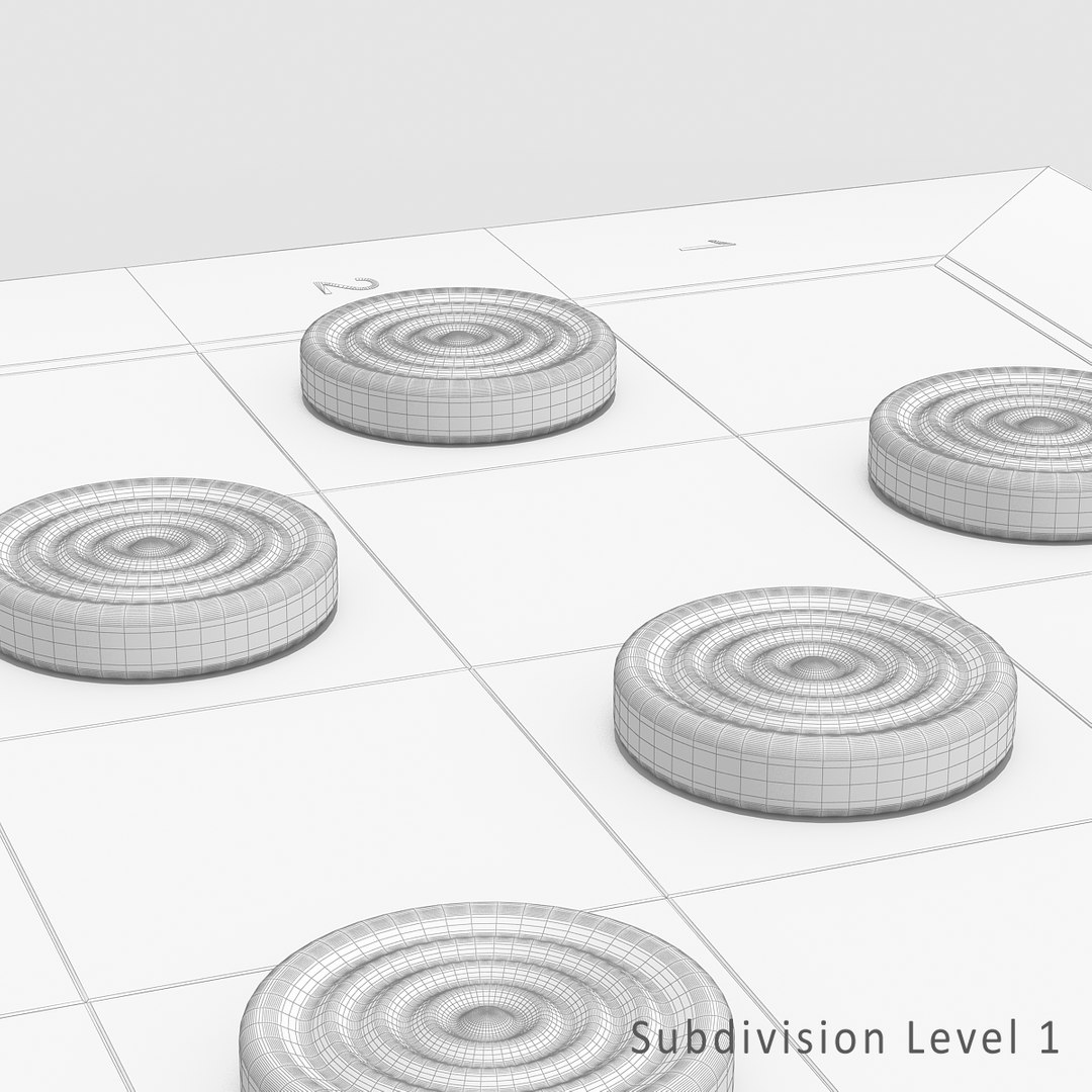 Metal Checkerboard Silver 3d Max