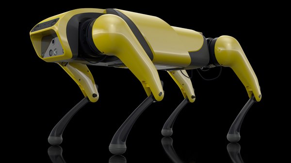 3D Dog Robot Yellow model - TurboSquid 1836568