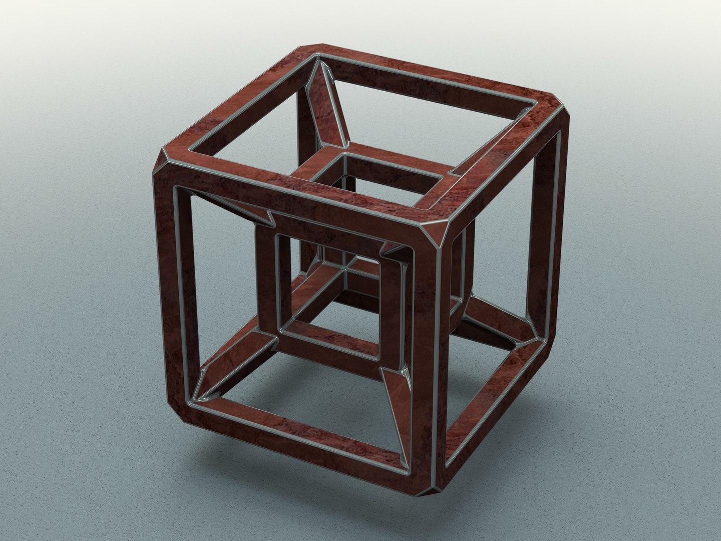 3D SQ Tesseract Hypercube - TurboSquid 2199086
