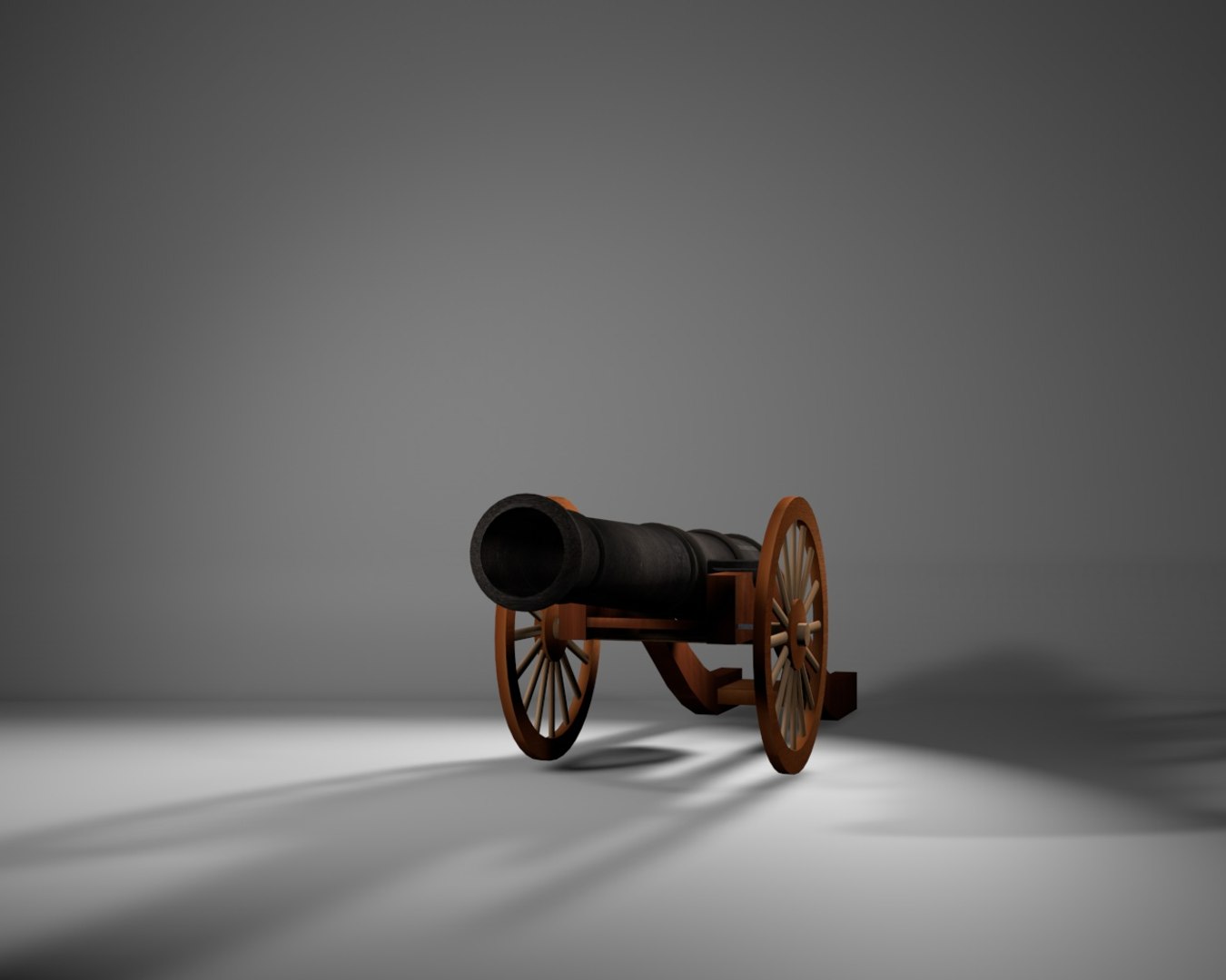 3d Model 3 Cannons Types
