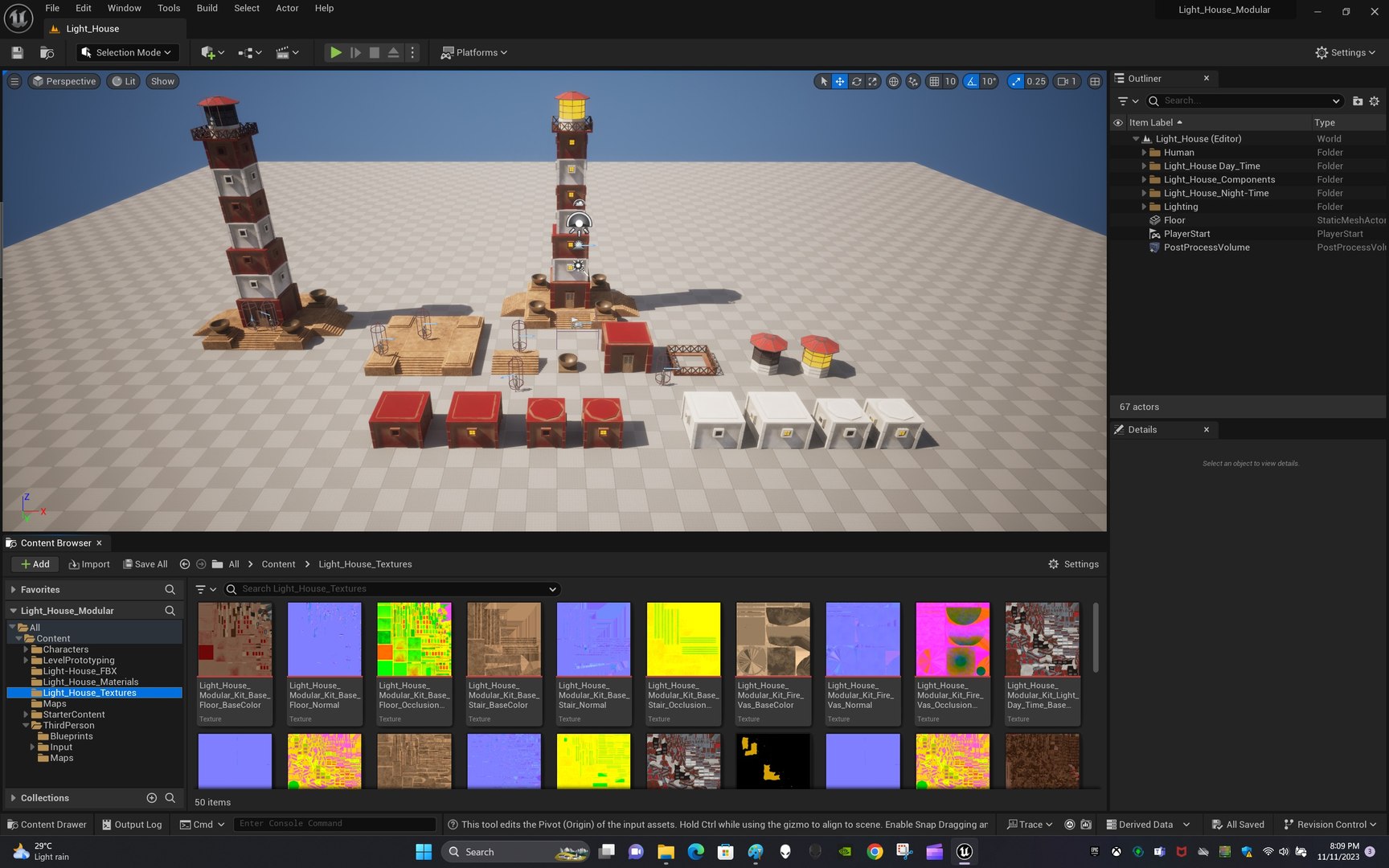 Light House Modular Kit 3D - TurboSquid 2427740