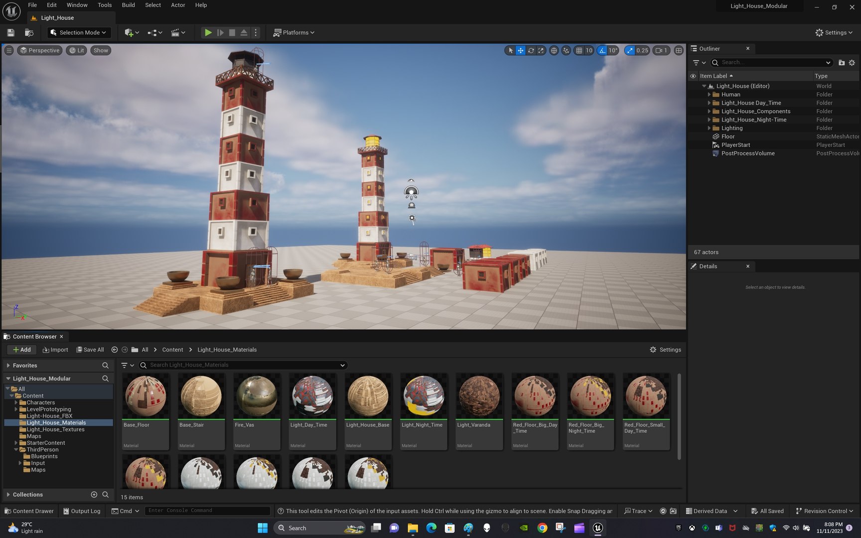 Light House Modular Kit 3D - TurboSquid 2427740