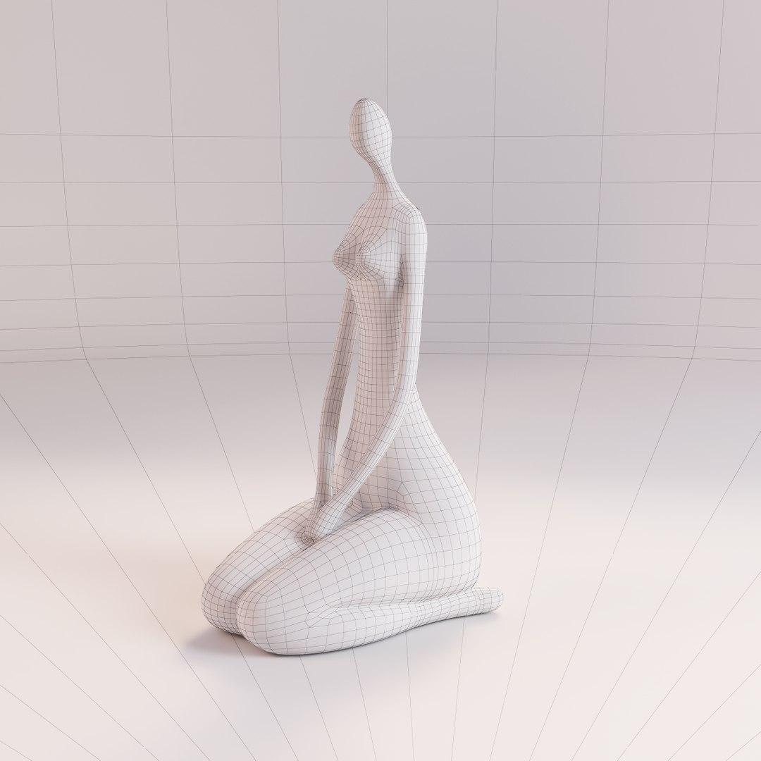 Statuette Lady 3D Model - TurboSquid 1252937