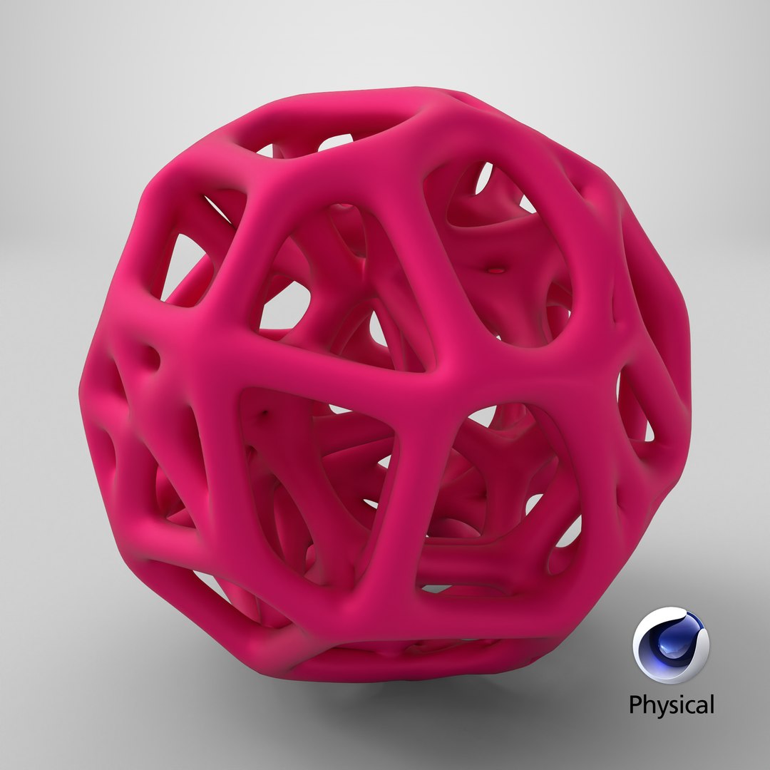 3D Skeleton Pipes Sphere - TurboSquid 2182252
