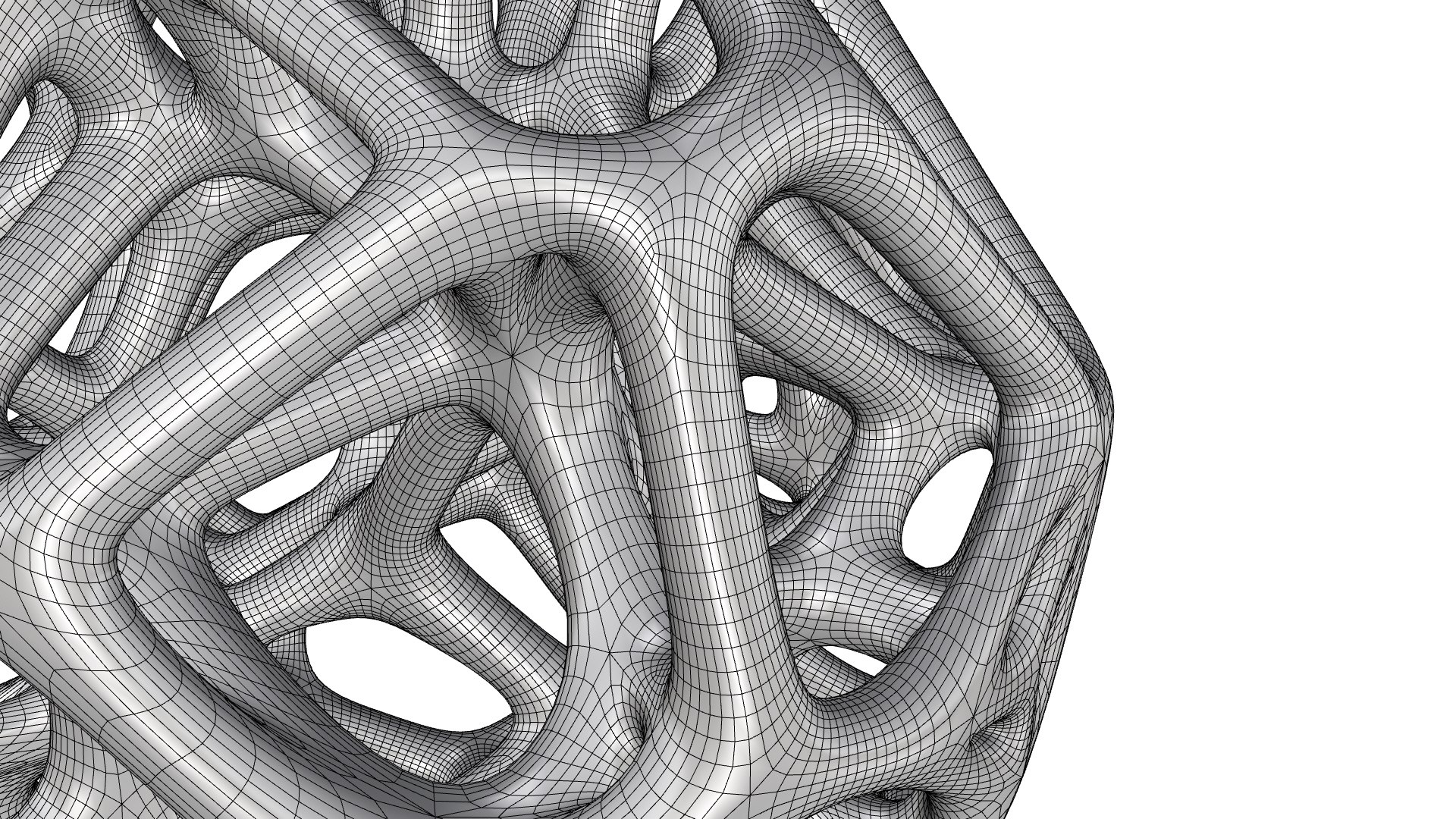 3D Skeleton Pipes Sphere - TurboSquid 2182252