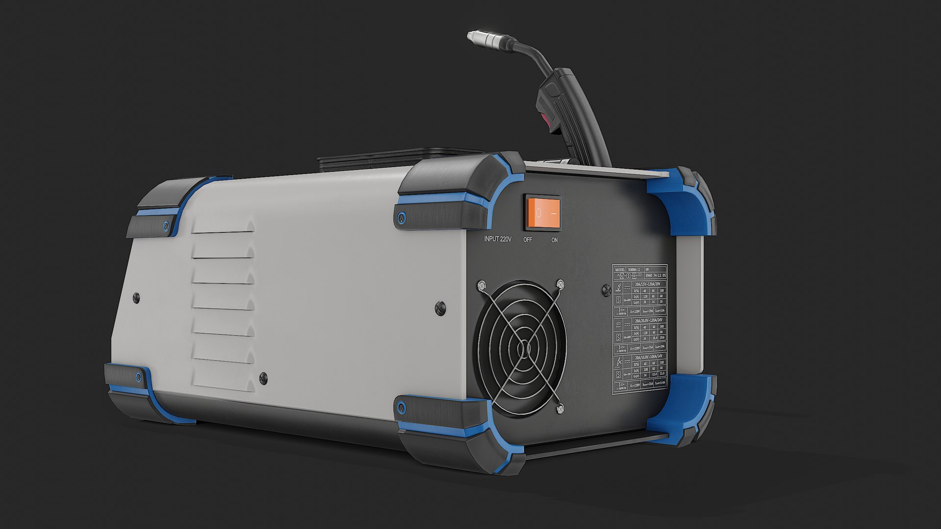 Modern Welding Machine 3D Model - TurboSquid 2131288