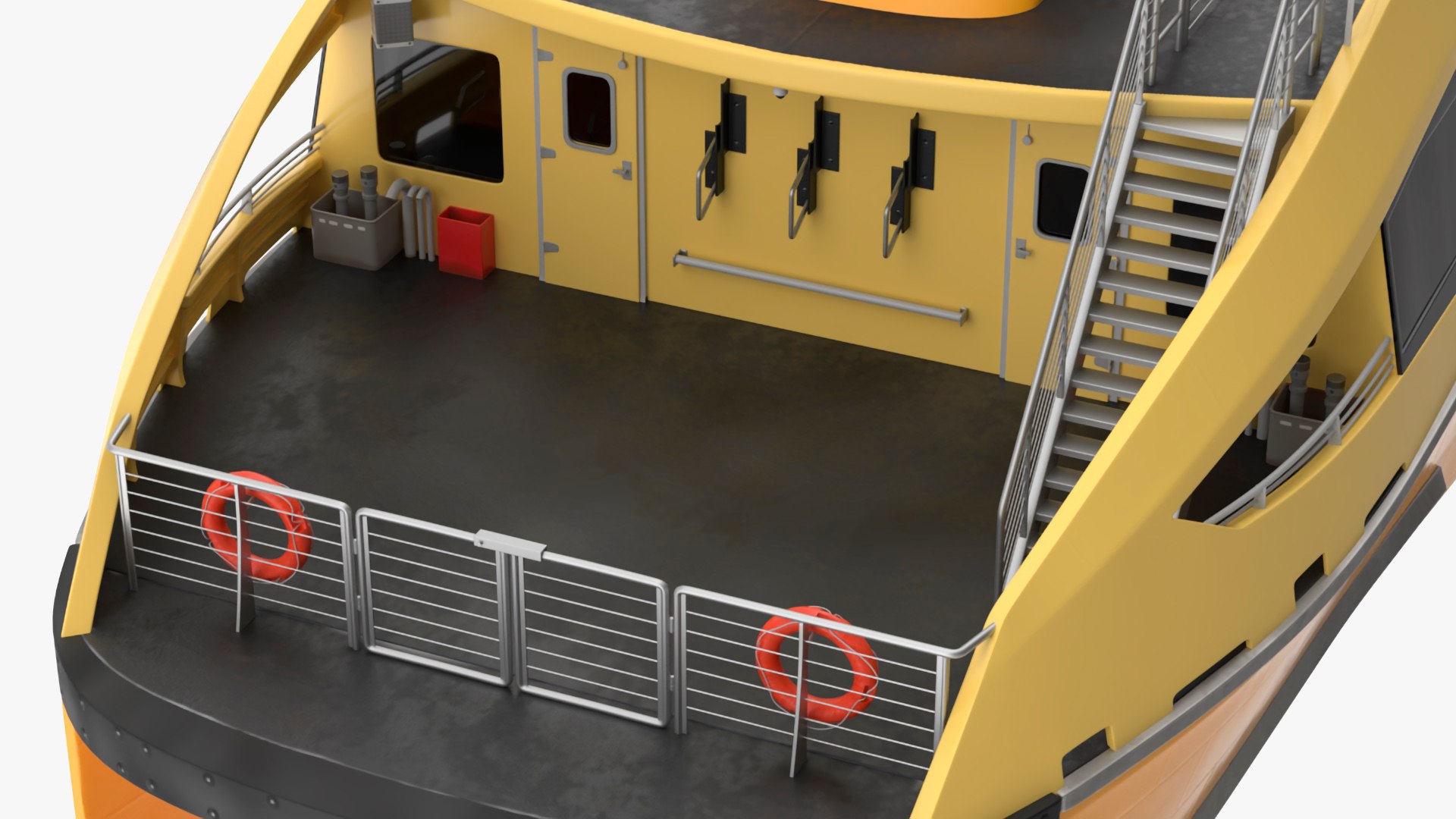 River Passenger Ferry 3D Model - TurboSquid 2259842