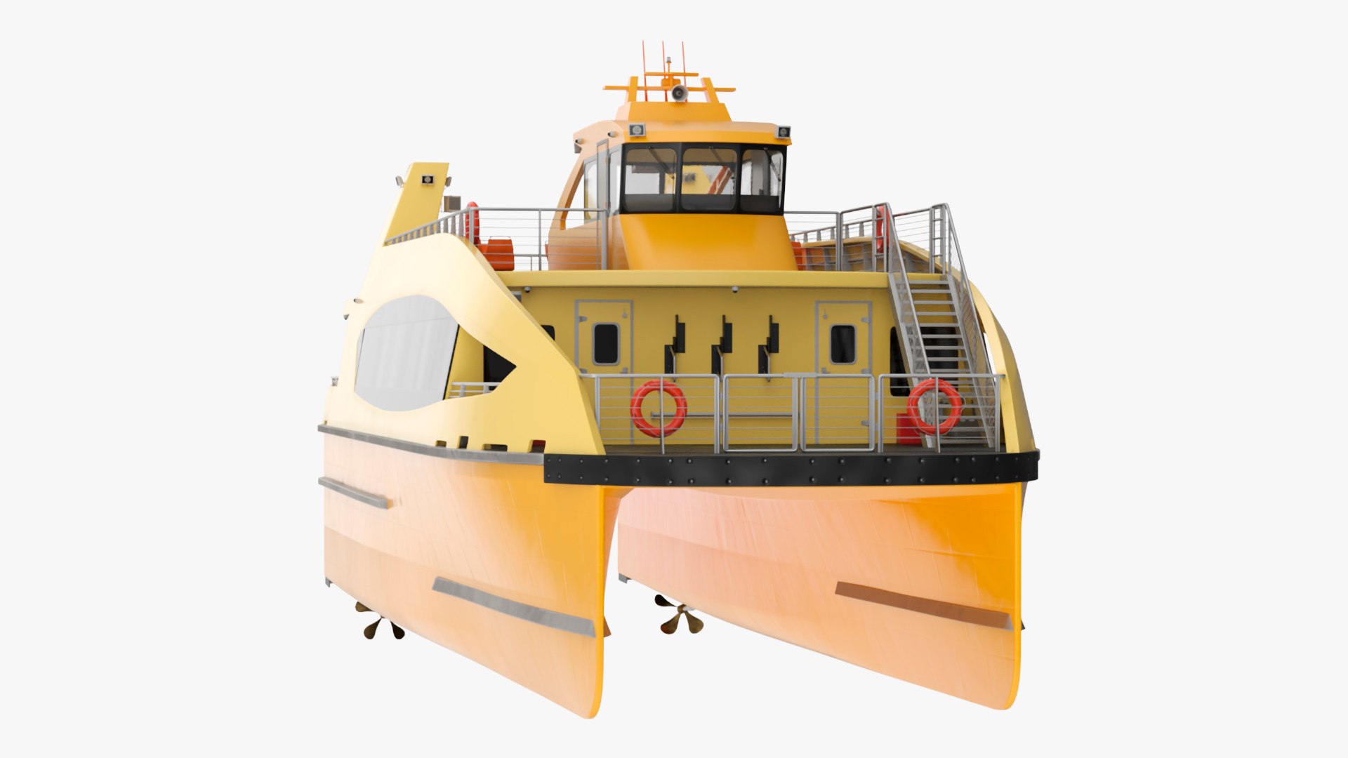 River Passenger Ferry 3D Model - TurboSquid 2259842