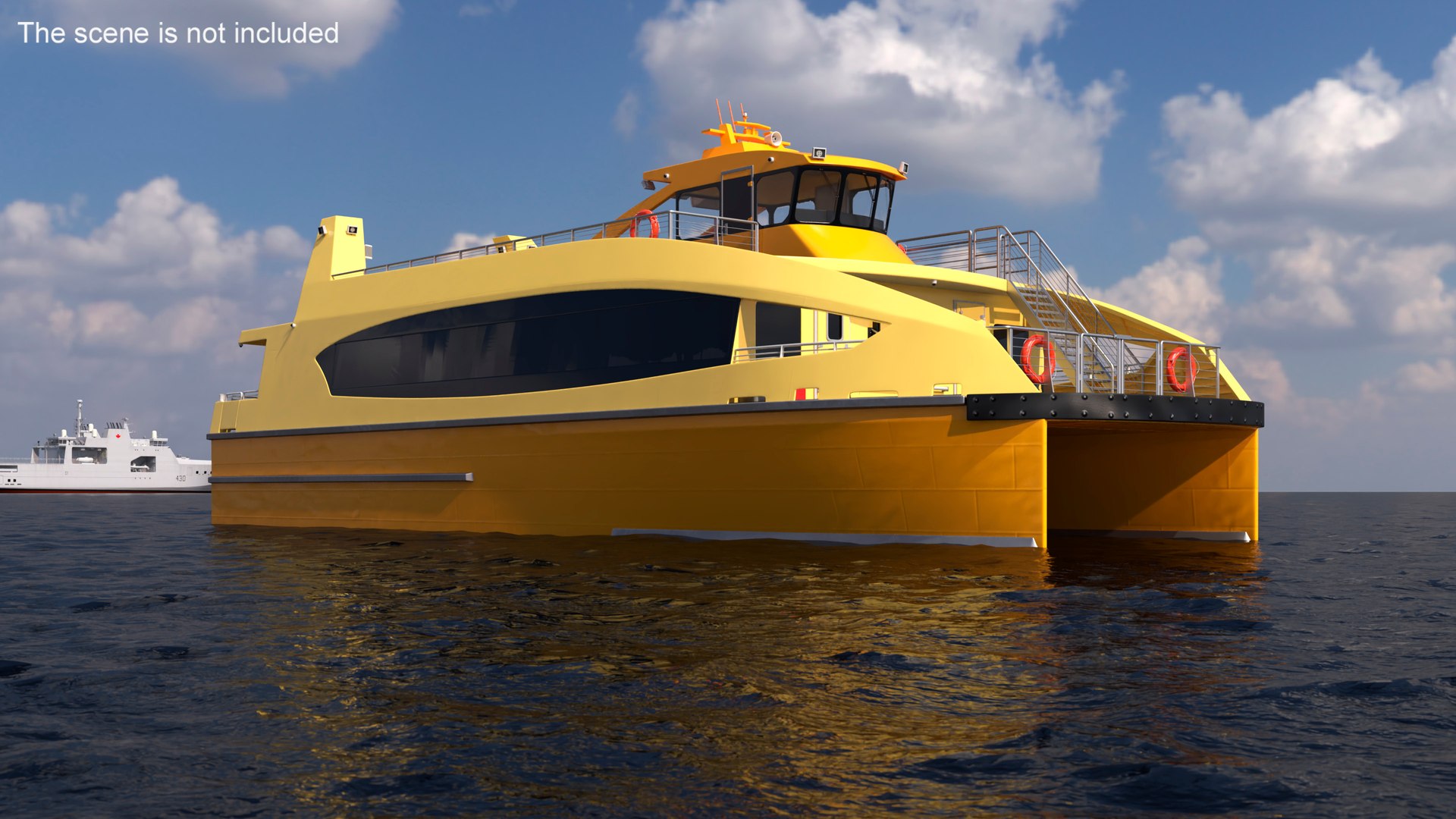 River Passenger Ferry 3D Model - TurboSquid 2259842