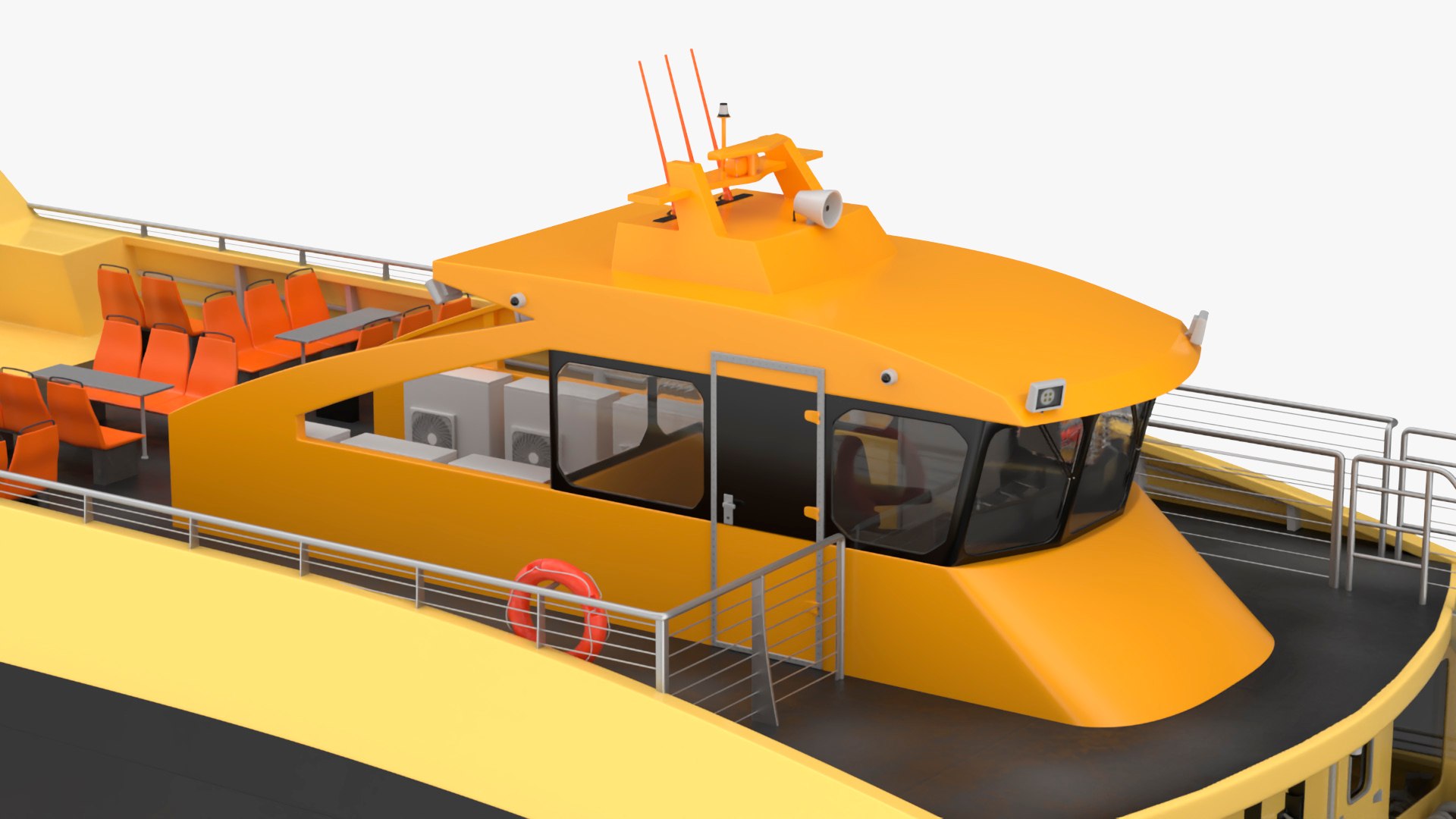 River Passenger Ferry 3D Model - TurboSquid 2259842
