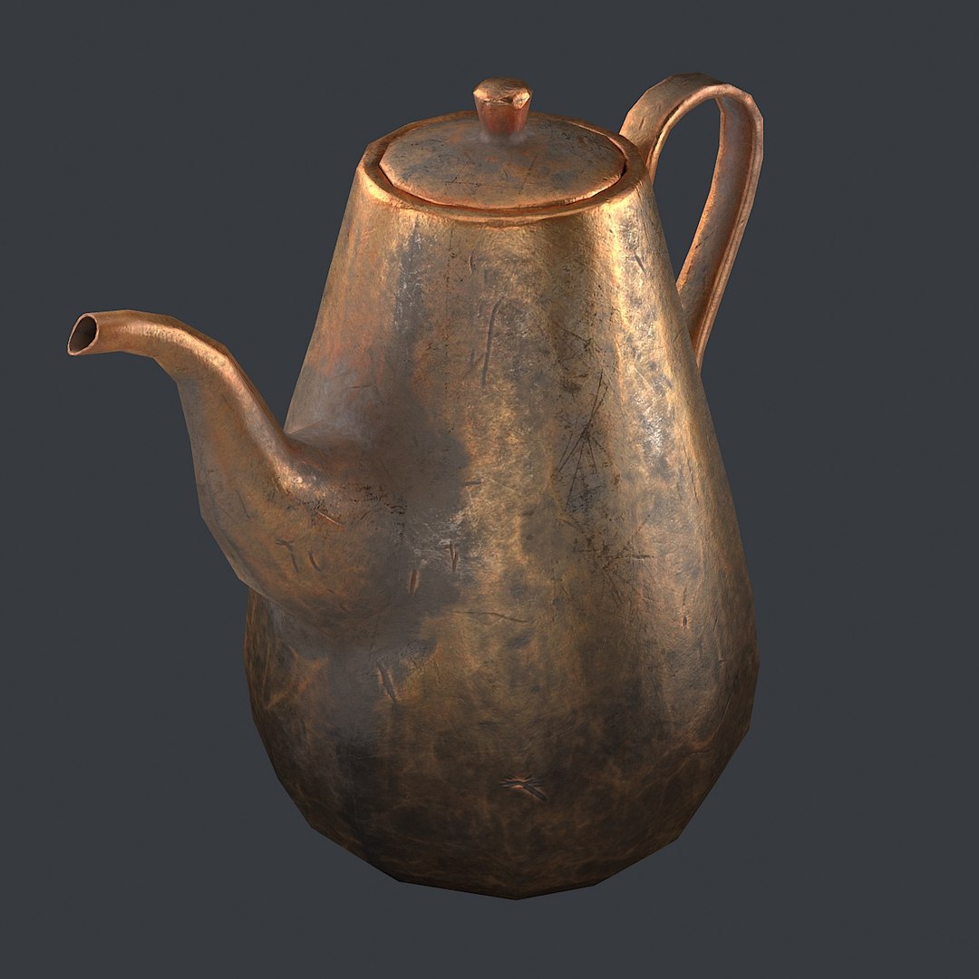 Old teapot 3D model - TurboSquid 1467109